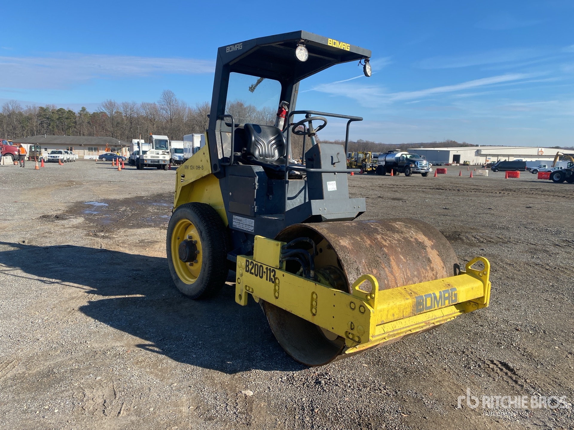 2005 Bomag BW124DH-3 Smooth Drum Compactor | Ritchie Bros. Auctioneers