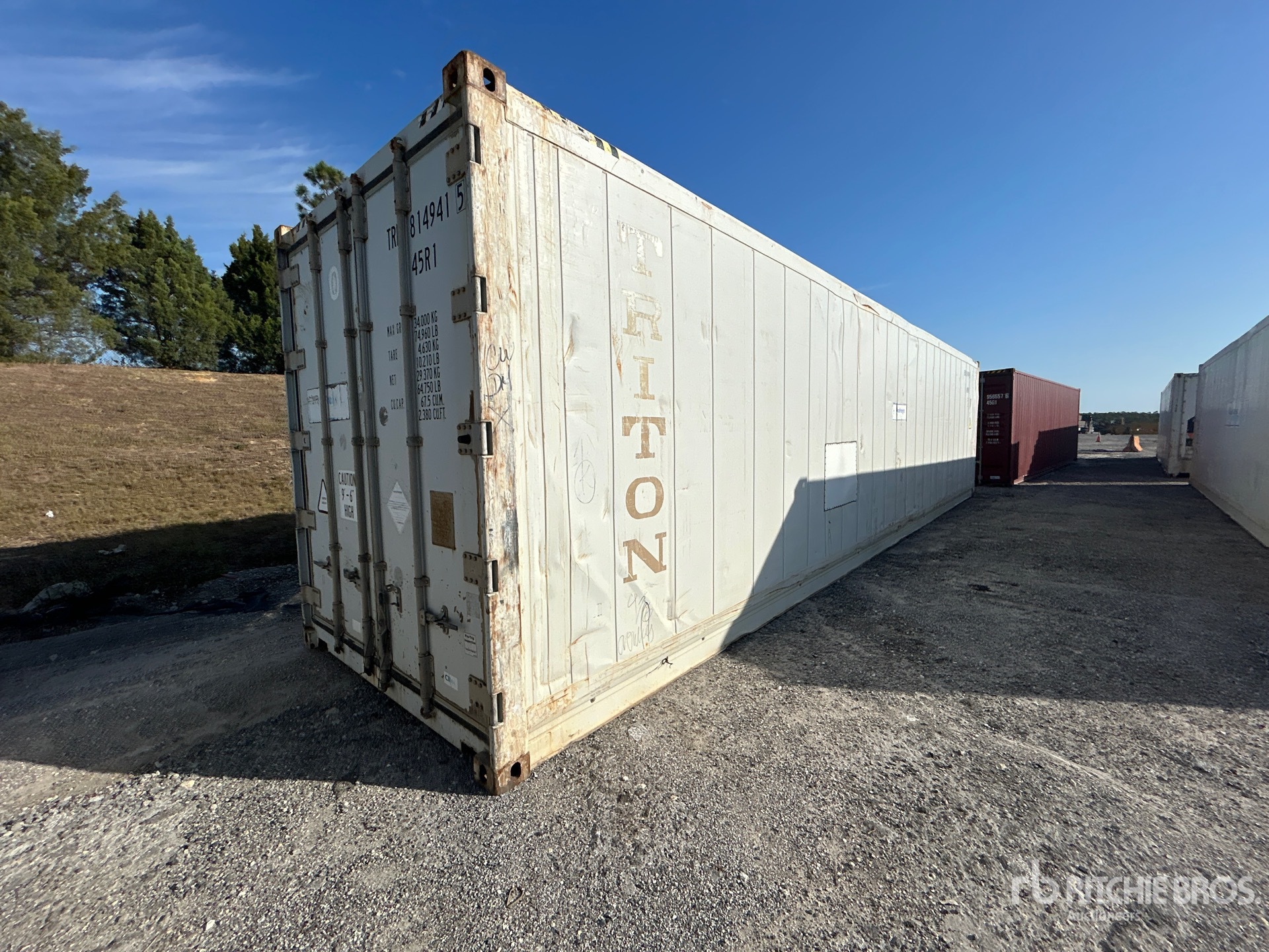 40 ft High Cube Refrigerated Storage Container | Ritchie Bros. Auctioneers