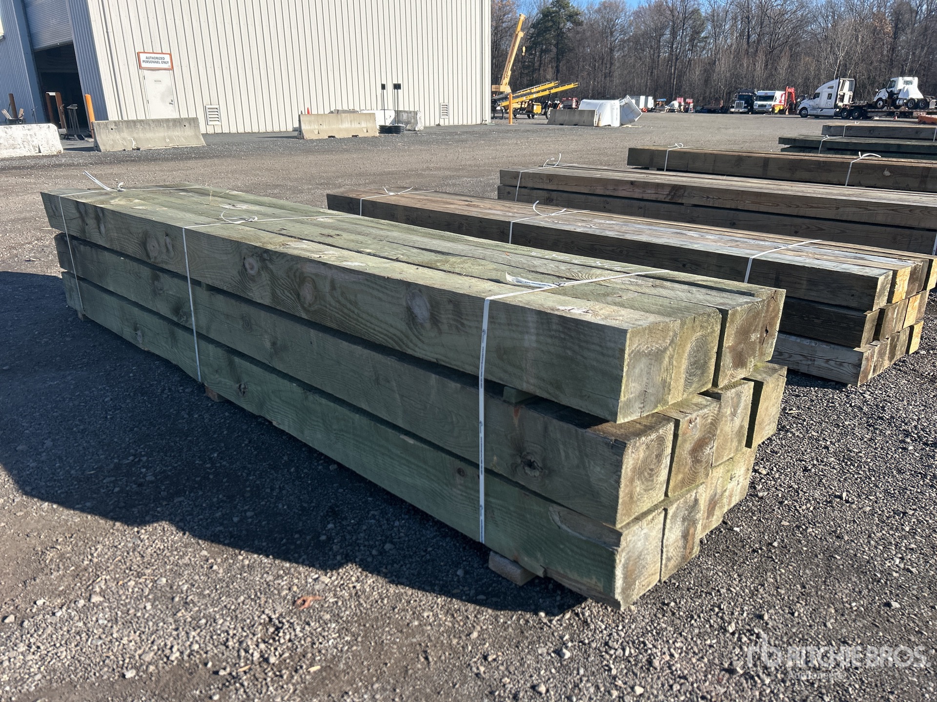 Quantity of Surplus Pressure Treated 10 x 10 x 16 Lumber | Ritchie Bros ...