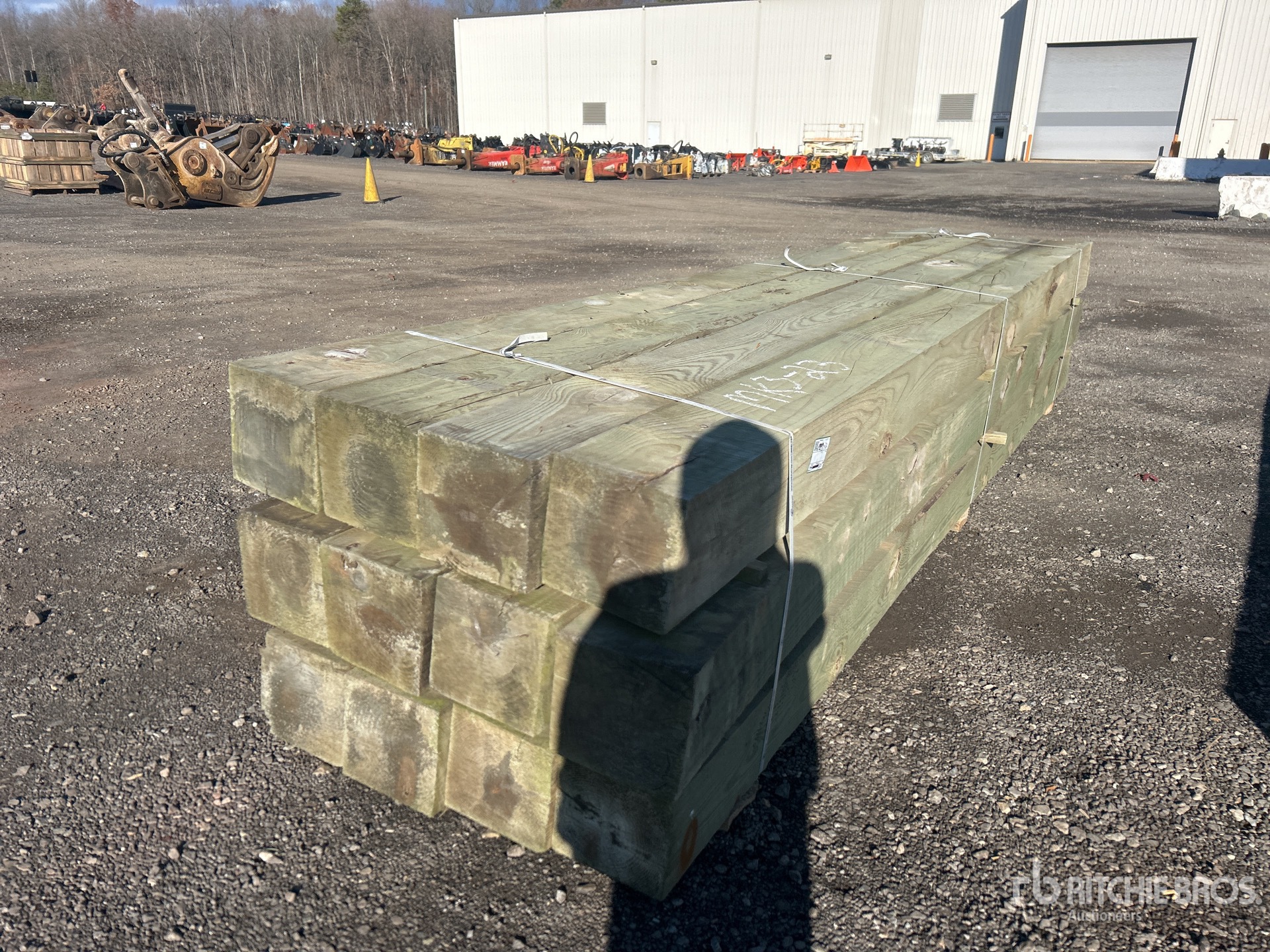 Quantity of Surplus Pressure Treated 10 x 10 x 16 Lumber | Ritchie Bros ...