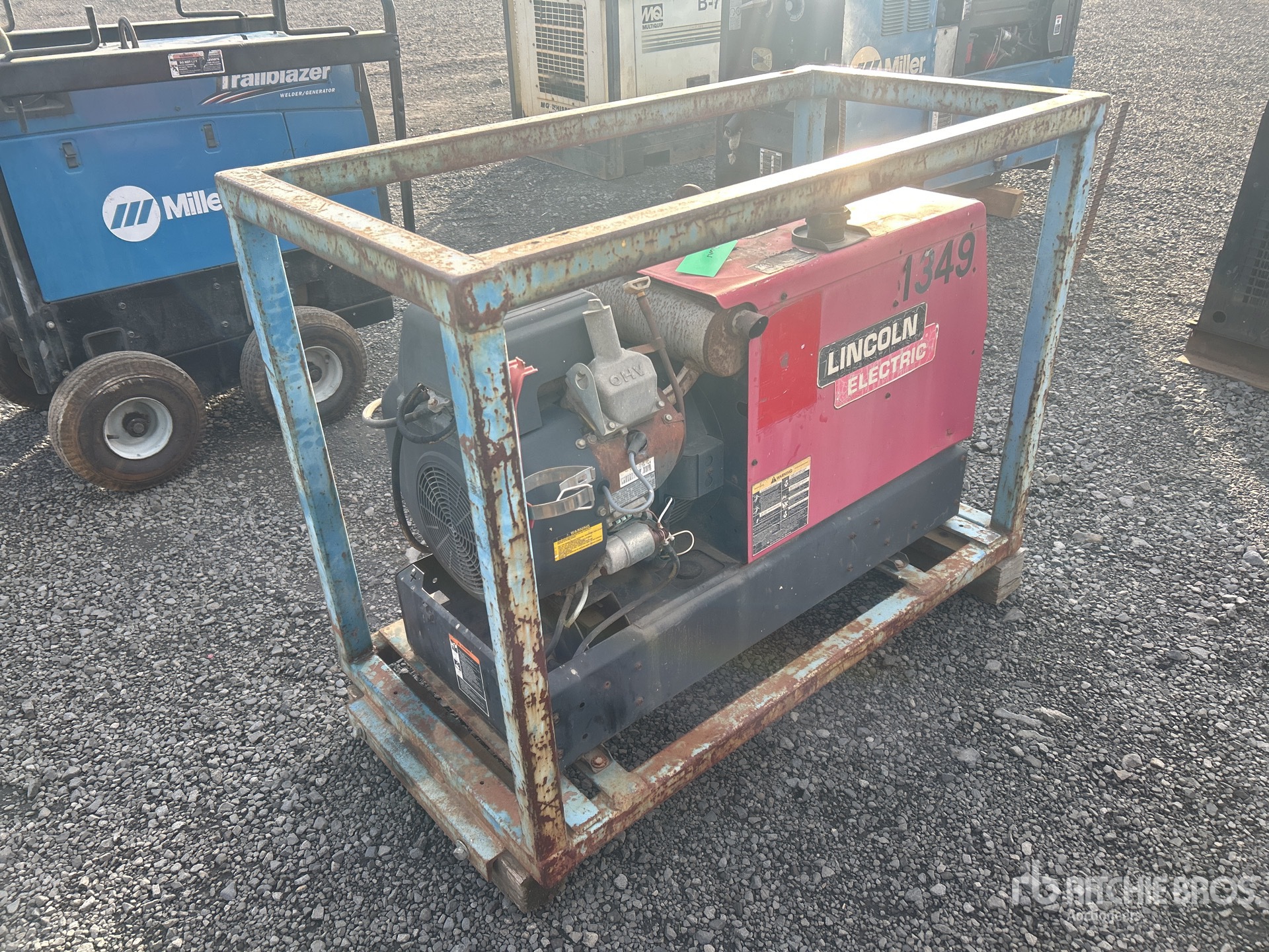 2005 Lincoln Ranger 10,000 225 A Skid-Mounted Multi-Process Soudeuse à ...