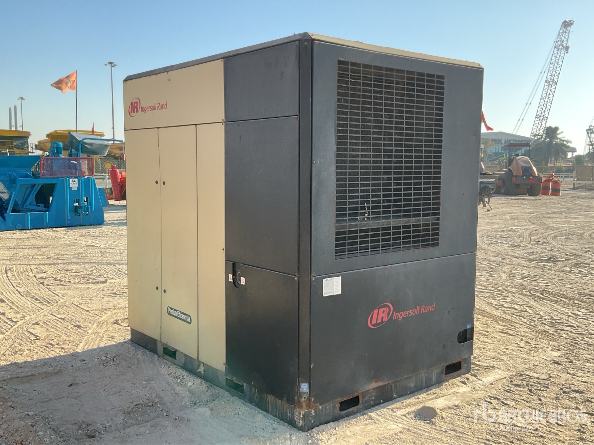 2008 Ingersoll Rand Nirvana N110 Skid-Mounted Electric Compressore ...