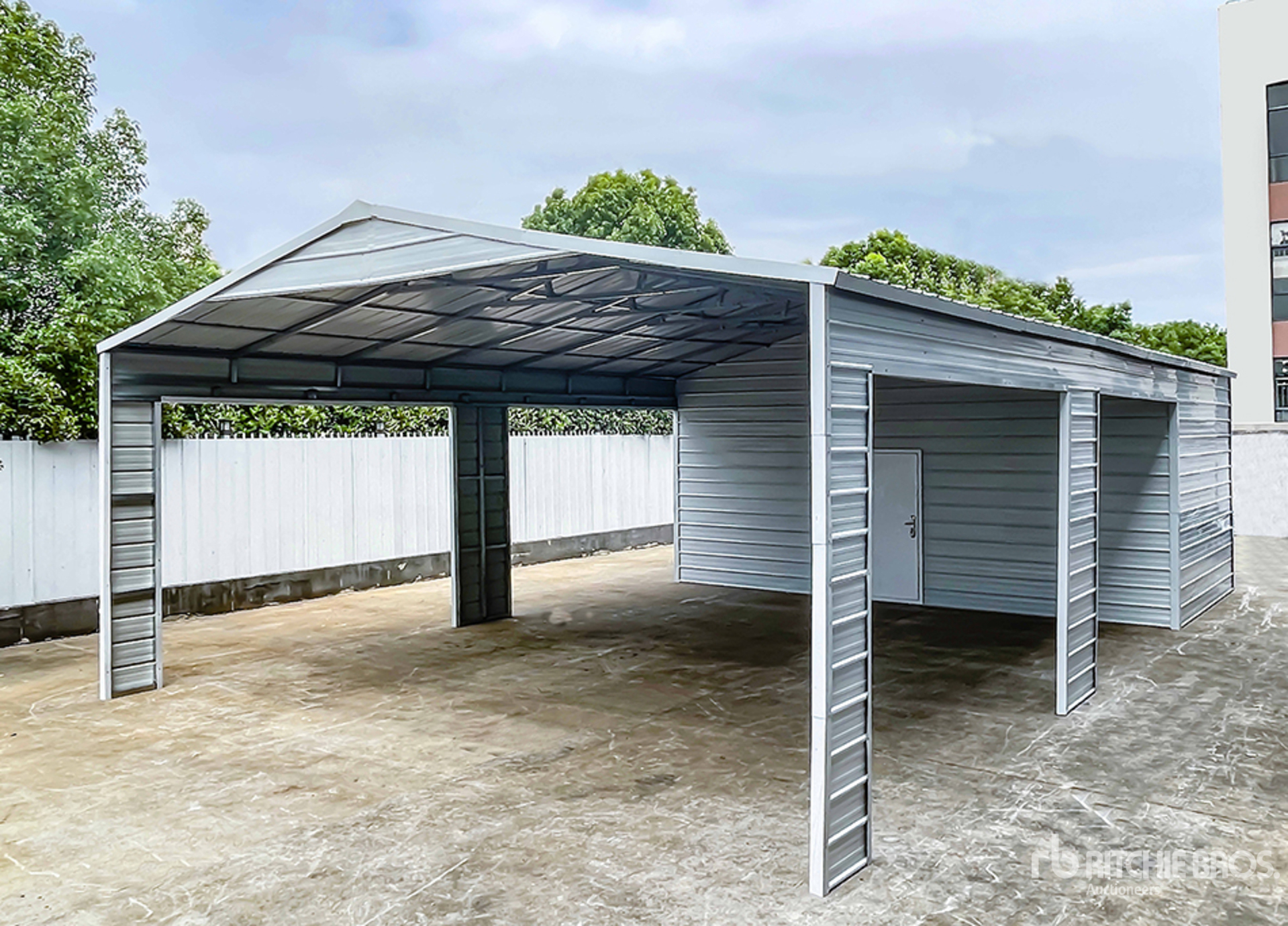 2025 KJ K0020 x 13 ft Metal Garage Storage Building (Unused) | Ritchie ...