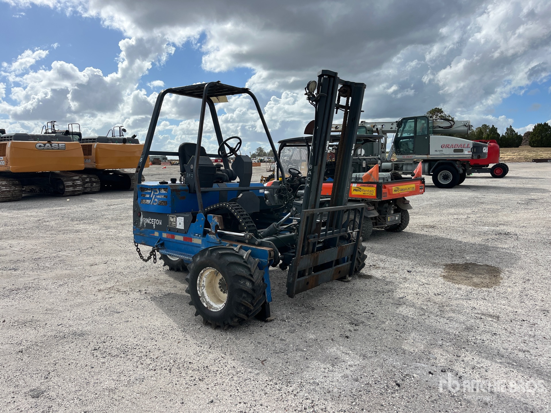 2008 Princeton PB50 5000 lb 3x3 Truck Mounted Forklift (Inoperable ...