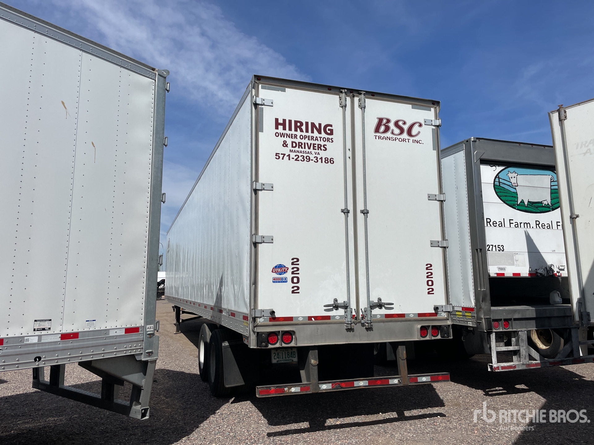 2020 Utility VS2DX 53 ft x 102 in T/A Van Trailer | Ritchie Bros ...