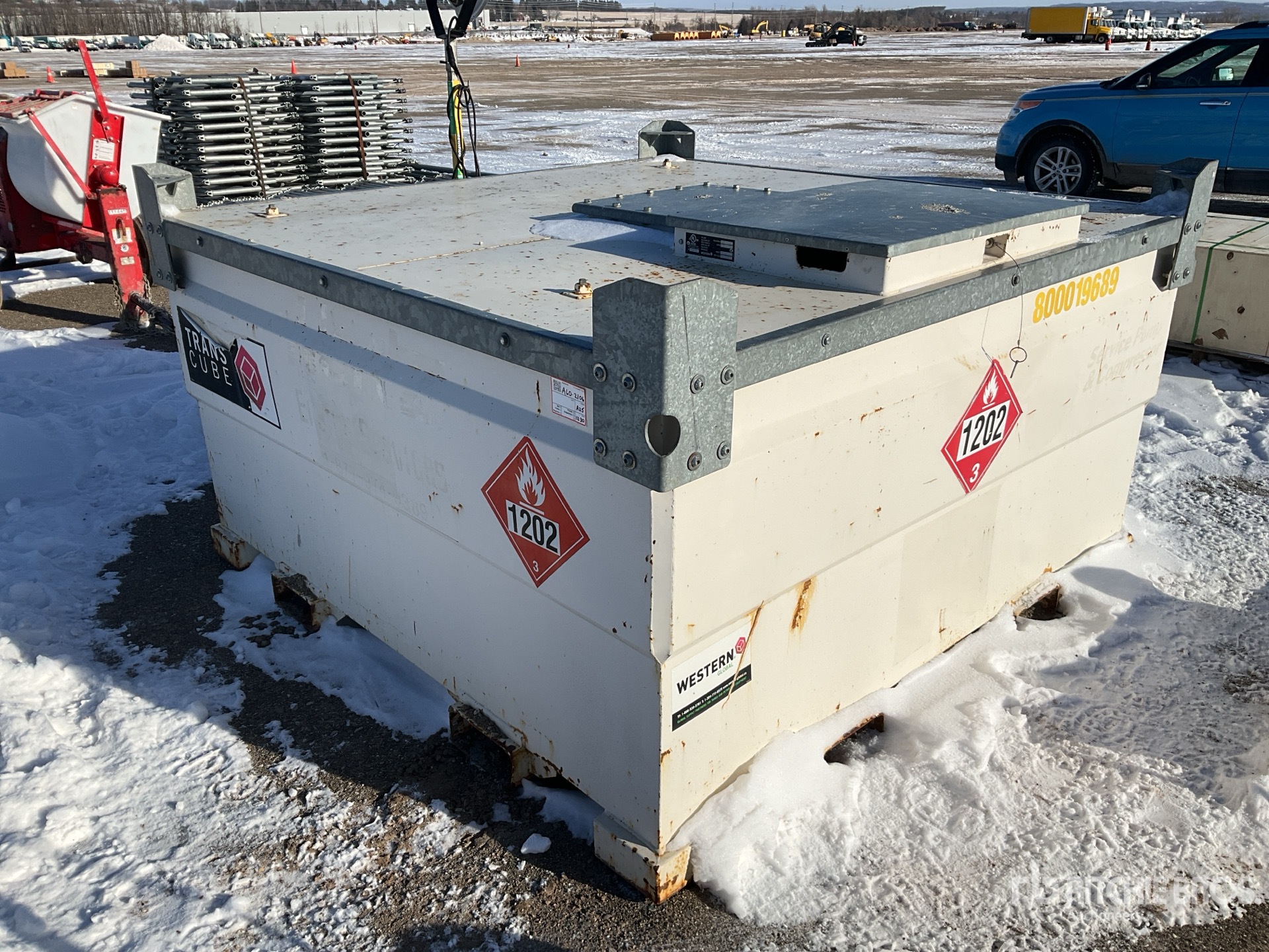 2013 Transcube 50TCG 4700 L Skid Mounted Steel Fuel Tank | Ritchie Bros ...