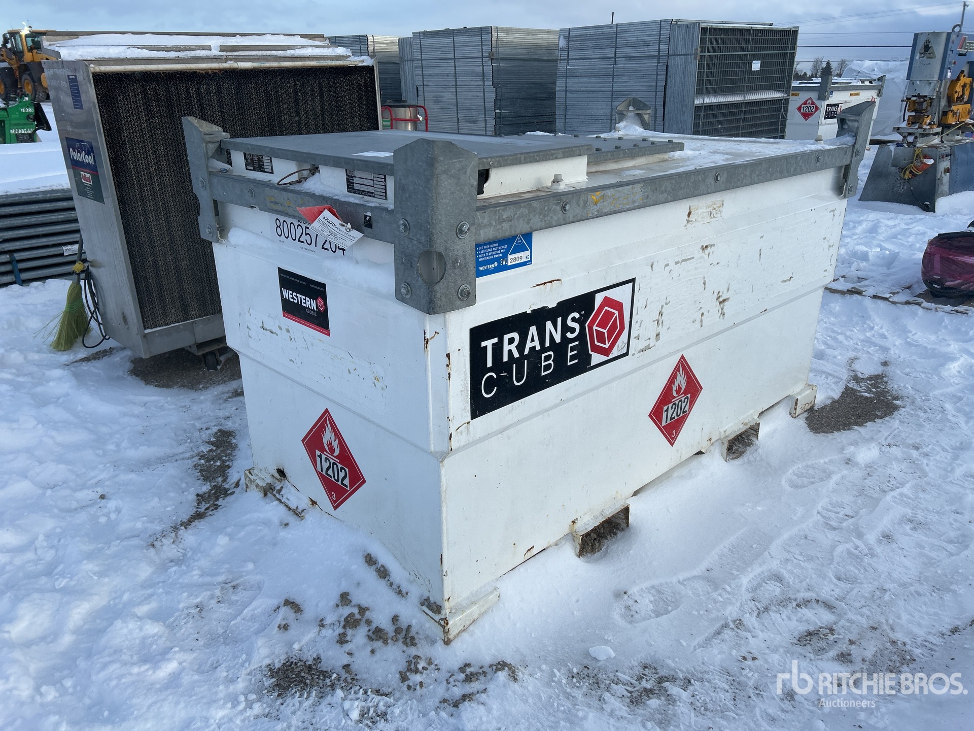 2019 Transcube 20TCG 2091 L Skid Mounted Diesel Tanque | Ritchie Bros ...