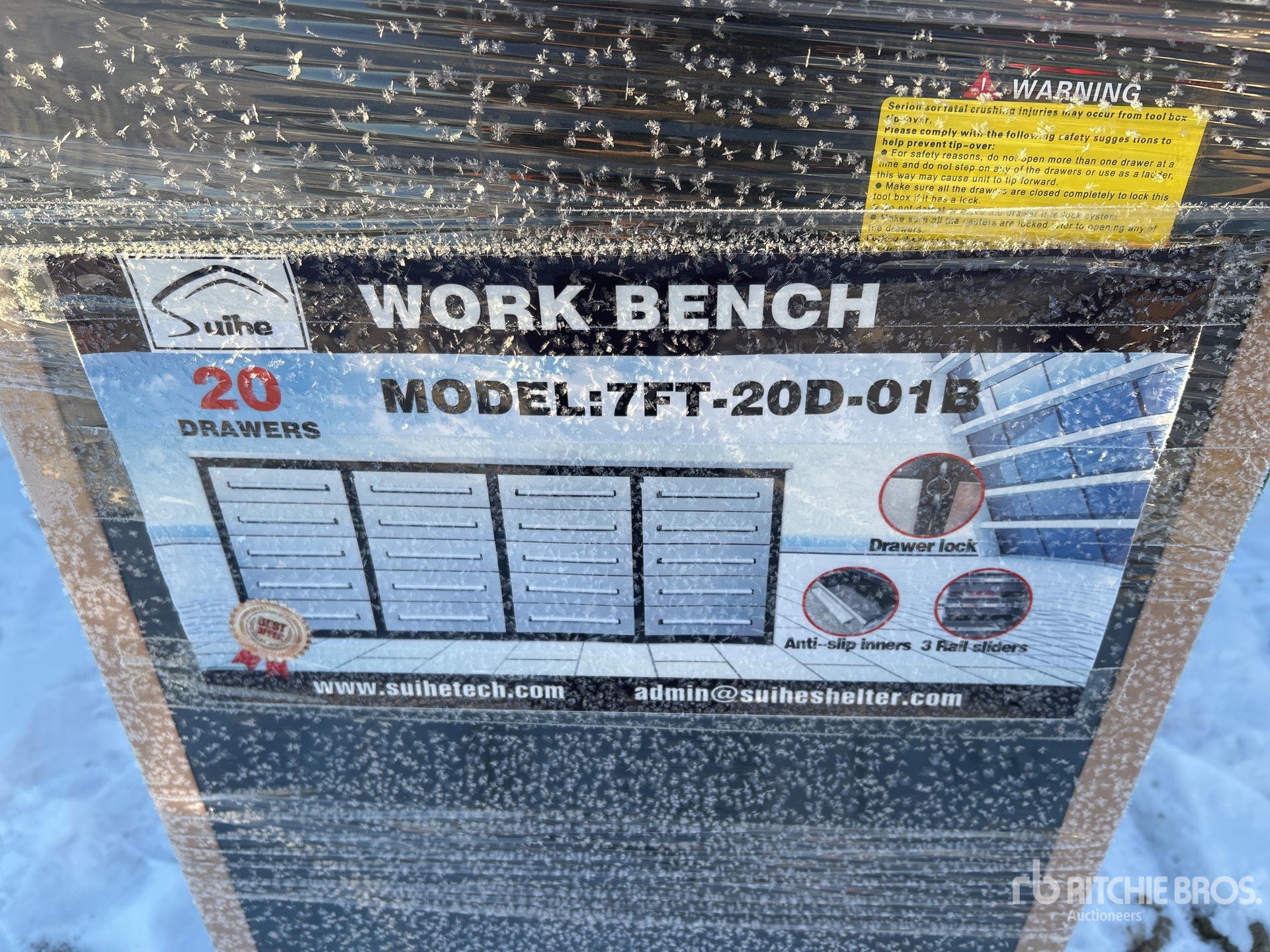 Suihe 7 ft Stainless Steel Work Bench (Unused) | Ritchie Bros. Auctioneers