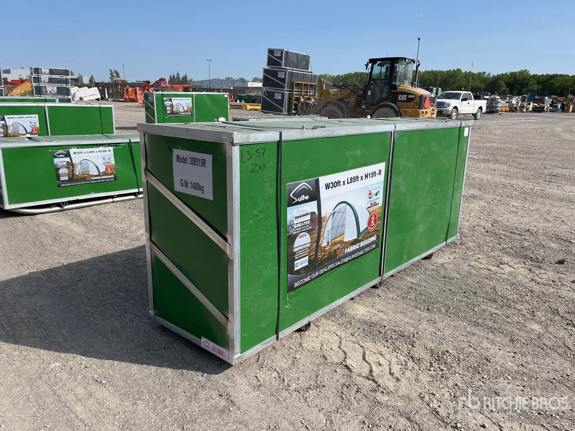 2025 Suihe S308515R-300gPE 85 ft x 30 ft x 15 ft Storage Building ...