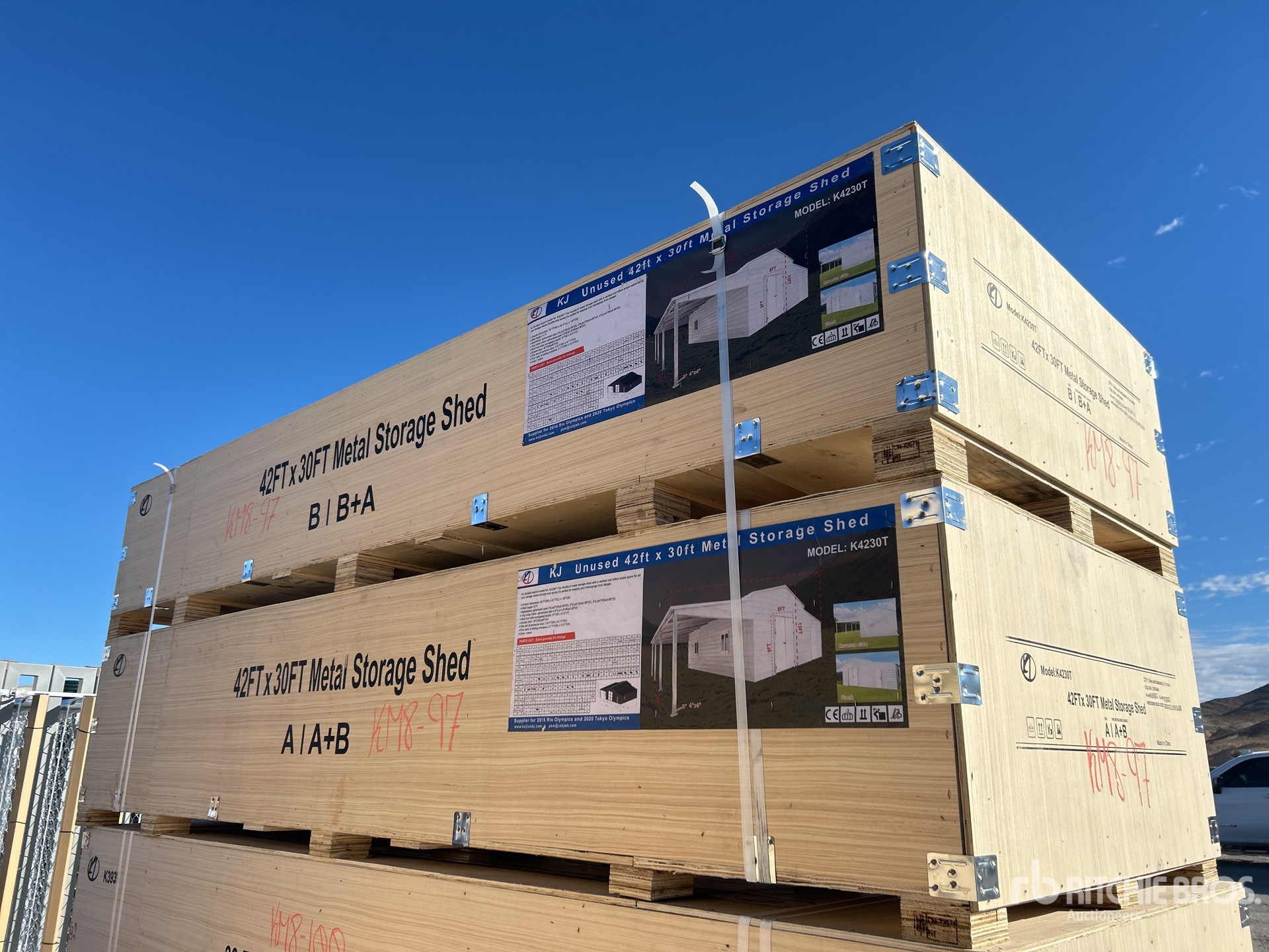 2025 KJ K4230T 42 ft x 30 ft Metal Shed (Unused) | Ritchie Bros ...