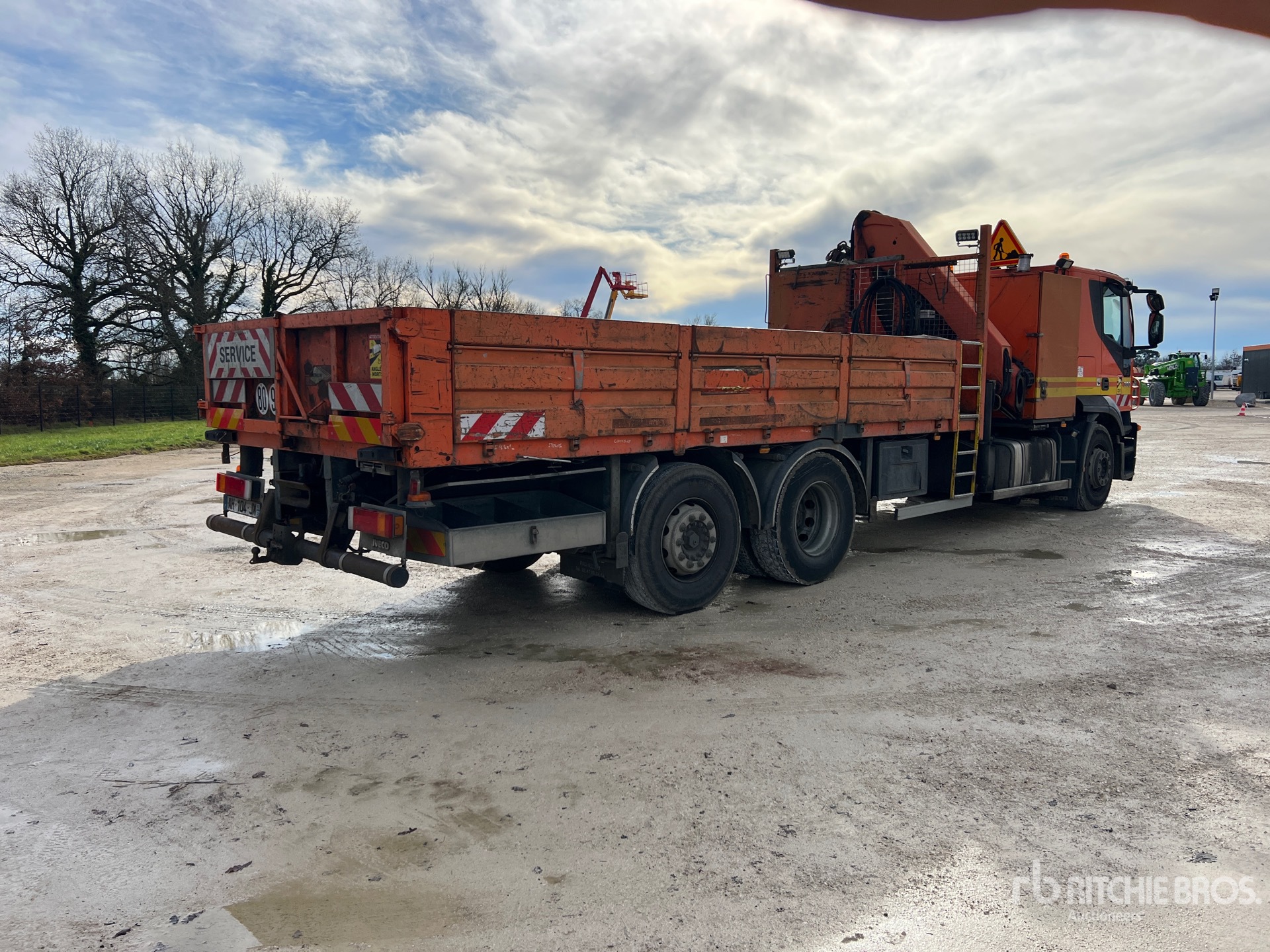 2007 Palfinger PK15500 6000 kg Articulated Boom on 2007 Iveco Stralys ...