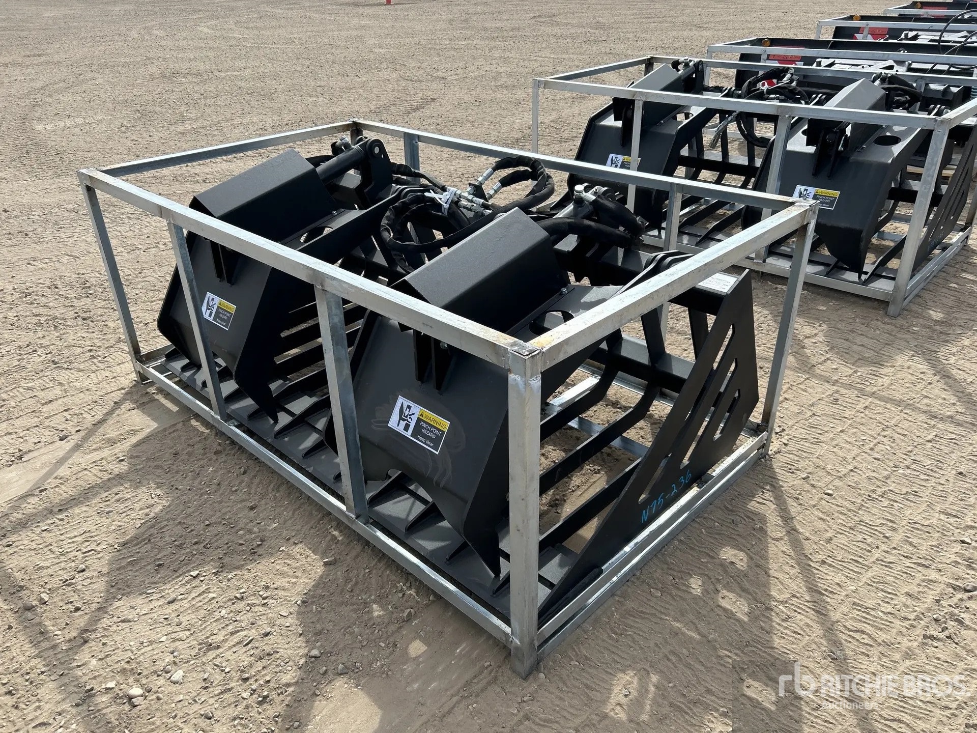 2025 Suihe SSRGB-72 Skeleton Skid Steer Grapple Bucket (Unused ...