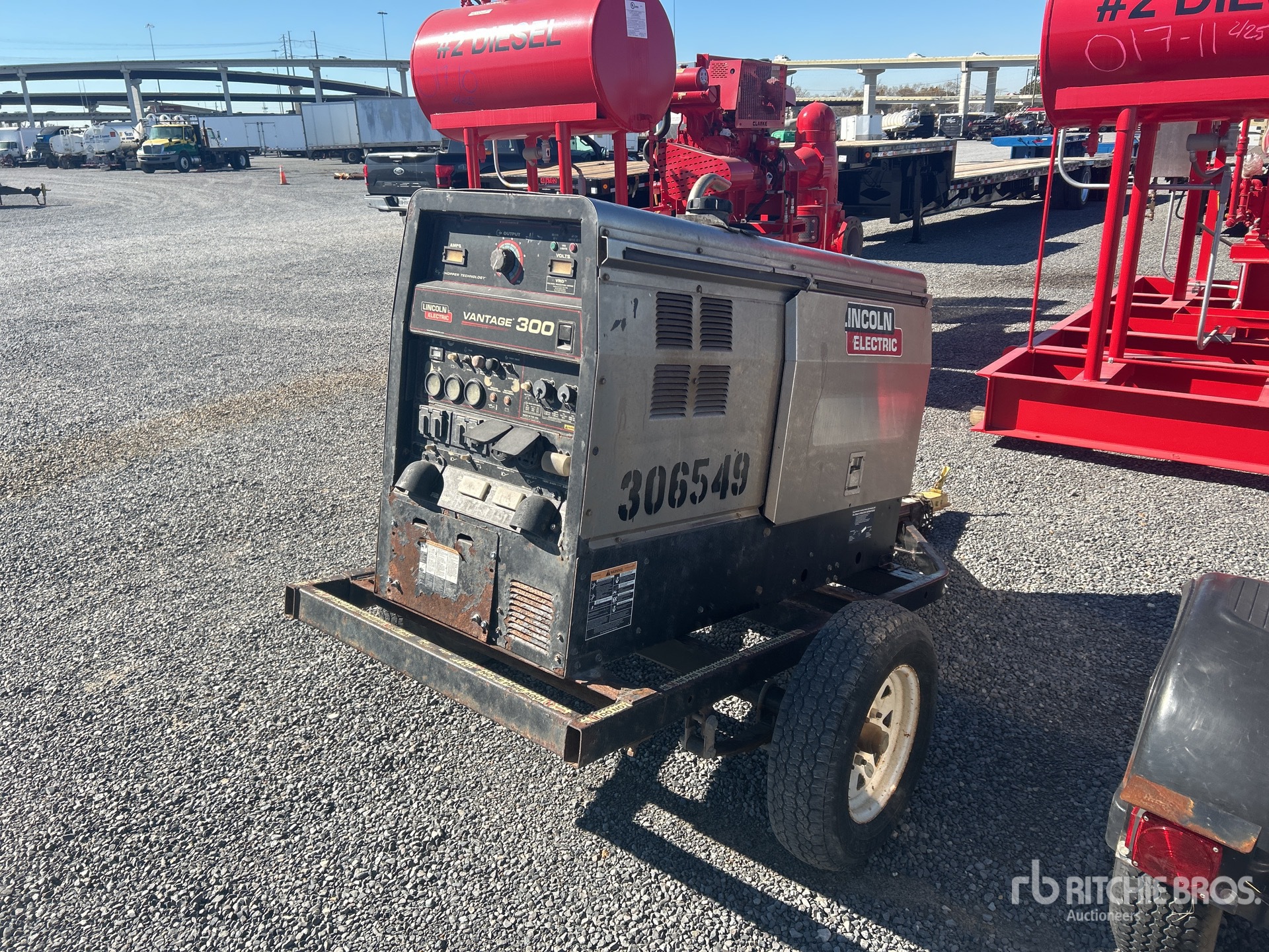 2017 Lincoln Electric Vantage 300 400 A Mobile Engine Driven Welder ...