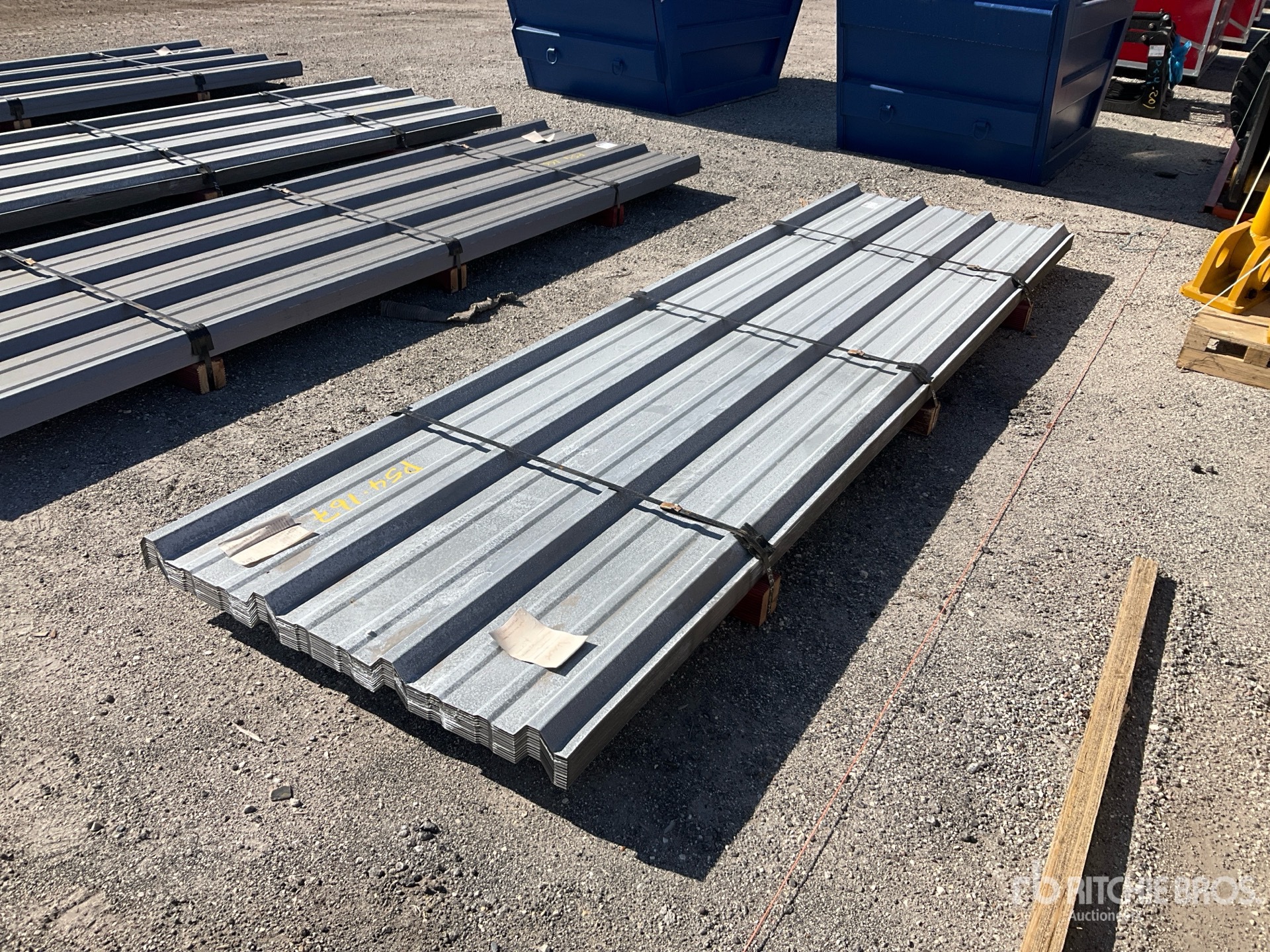 Quantity of (50) 2024 Kit Containers 24 Gauge Galvanized R-Panels ...