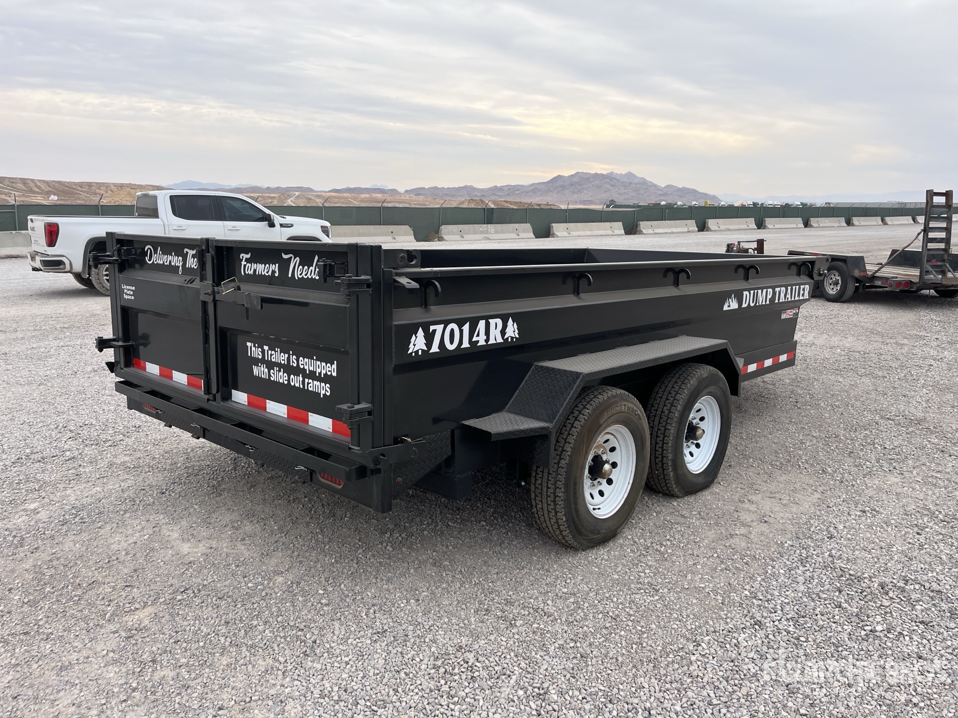2025 Industrias America 7014R 14 ft T/A Tipping Utility Trailer ...
