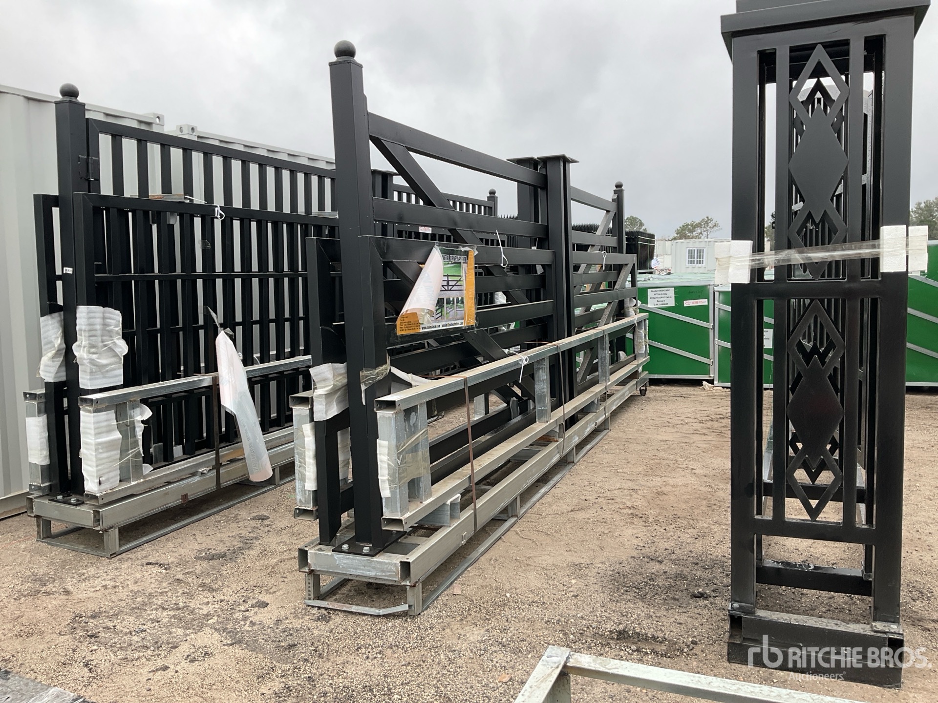 Quantity of (3) 2025 Suihe NFG-20FB-3 20 ft Bi-Parting Farm Driveway ...