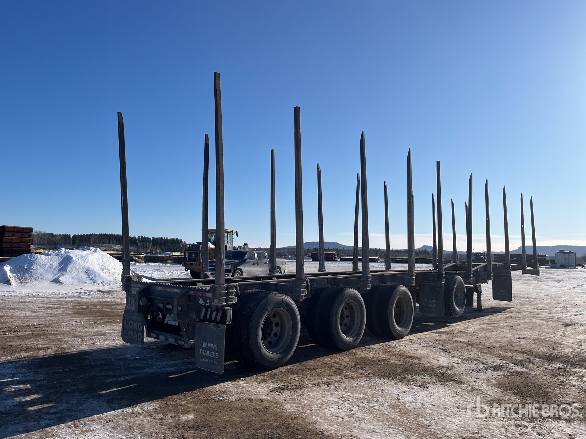 2019 Timmins DDL50-3A-STAL 50 ft Quad/A Log Trailer | Ritchie Bros ...