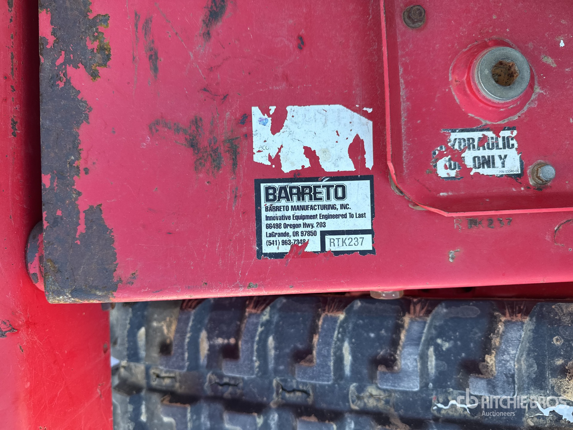 2016 Barreto 23RTK Walk Behind Trancheuse | Ritchie Bros. Auctioneers
