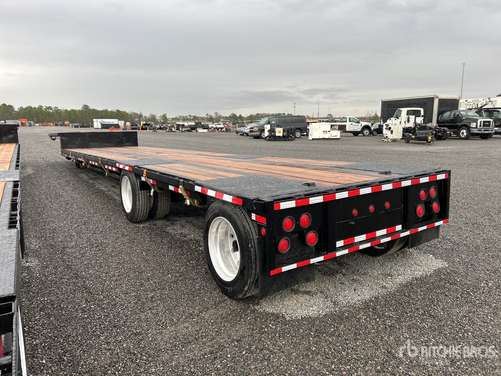 1996 Fontaine DFT-4-T1570973 48 ft T/A Spread Axle Single Drop Step ...