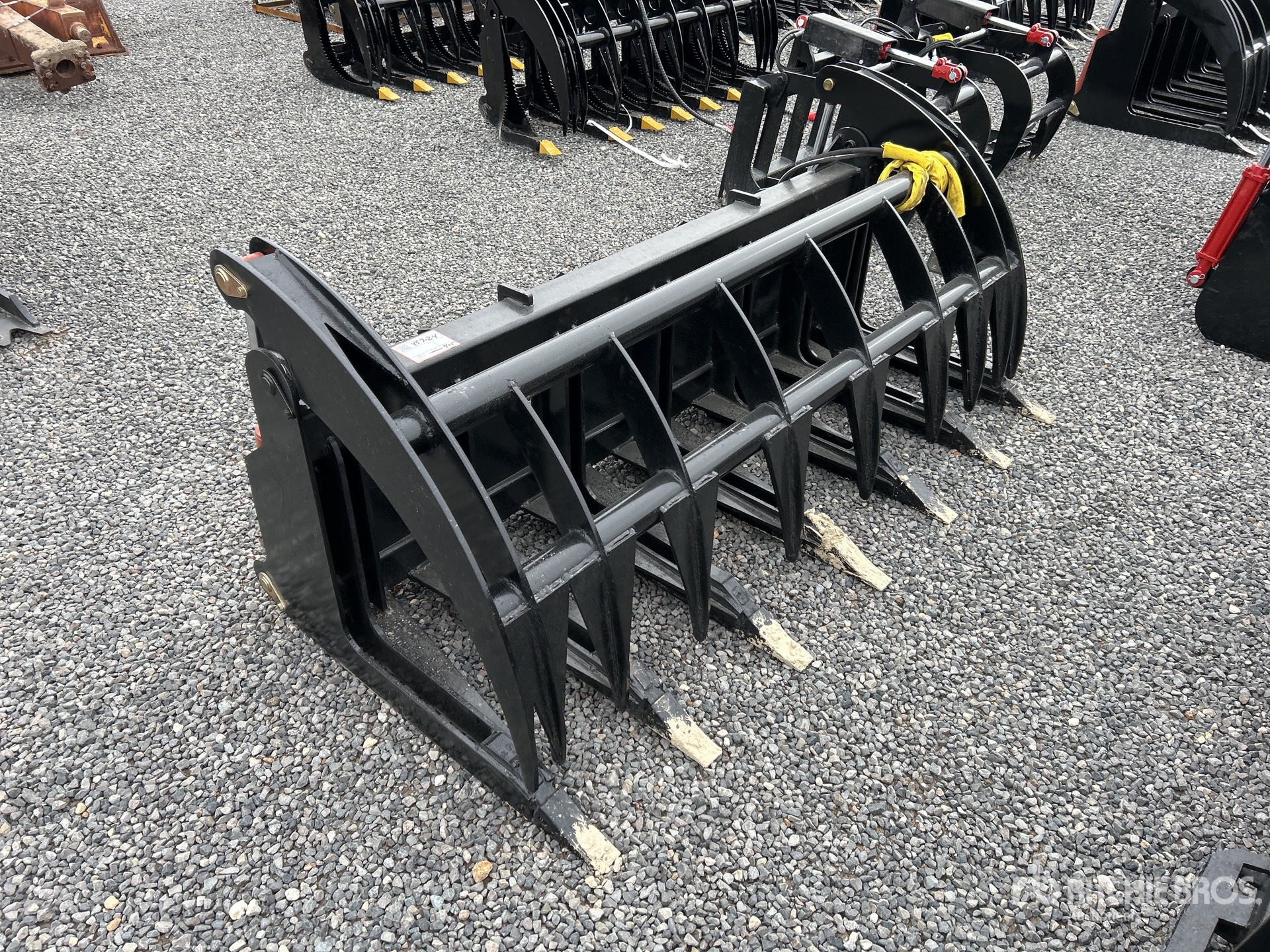 All-Star 74 in Heavy Duty Root Rake Skid Steer Grapple (Unused ...