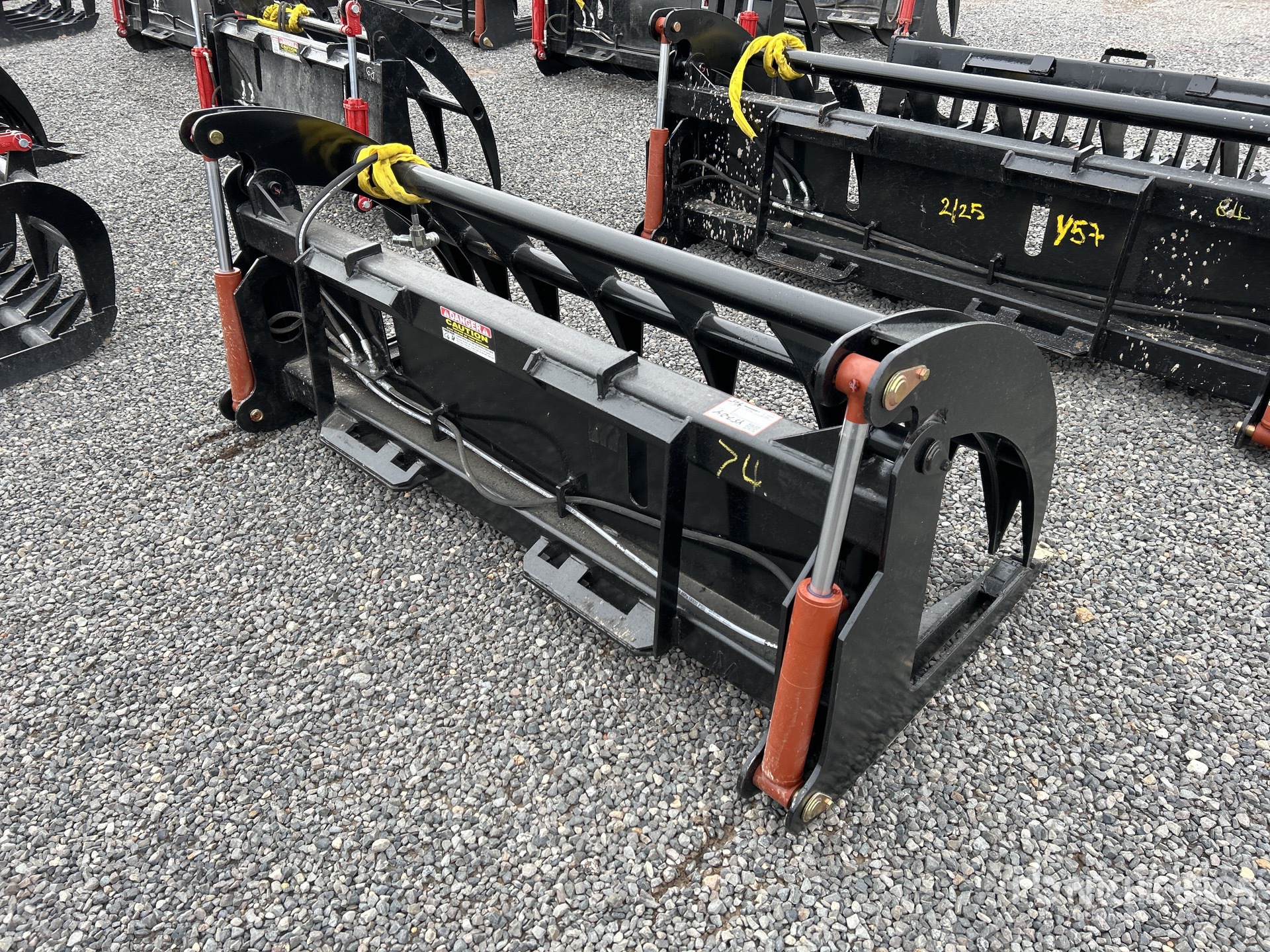 All-Star 74 in Heavy Duty Root Rake Skid Steer Grapple (Unused ...