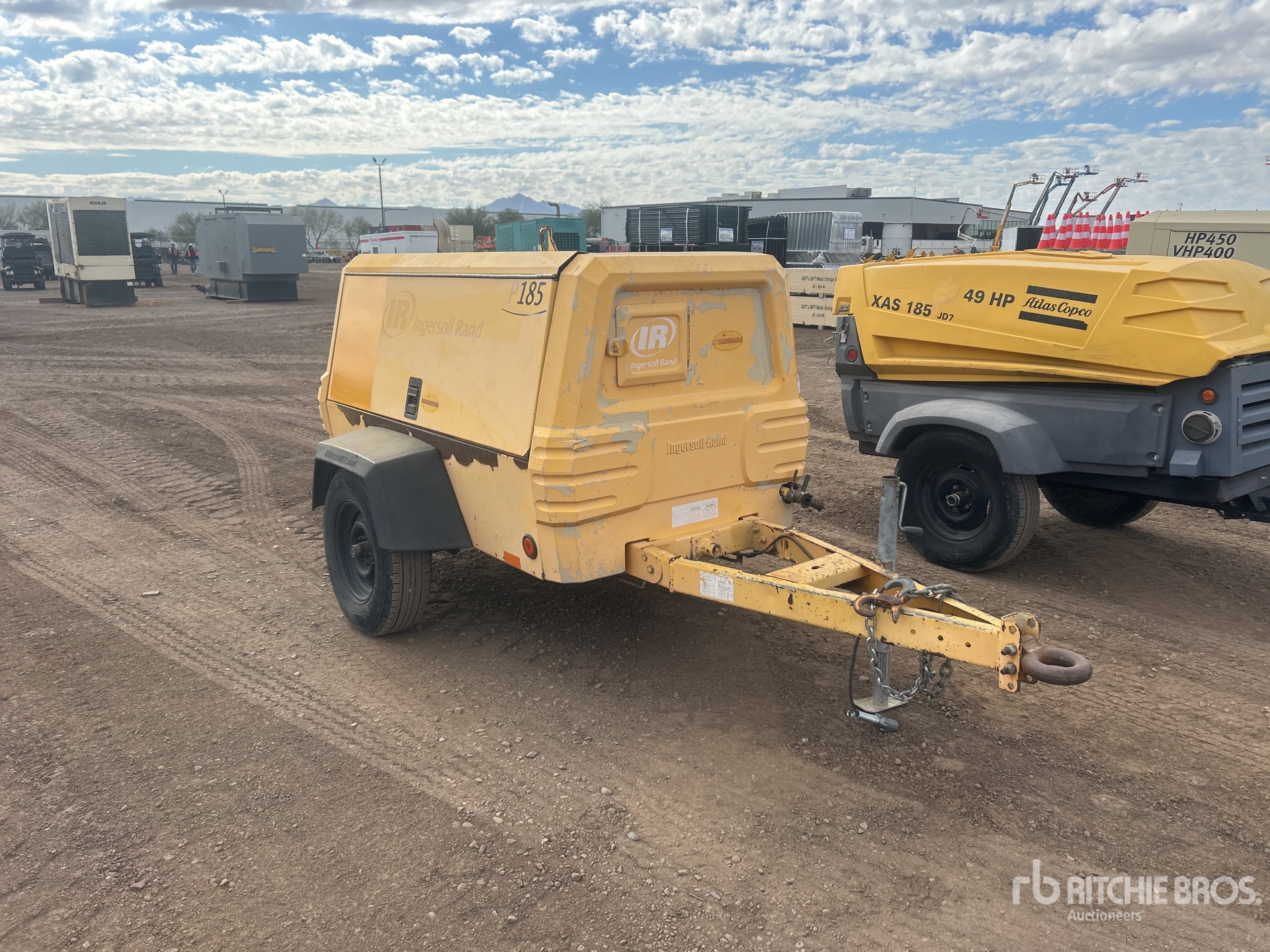 2007 Ingersoll Rand P185WJD 185 cfm Mobile Air Compressor | Ritchie ...