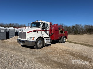 2014 Keith Huber 490407 on 2015 Kenworth T-270 4x2 T-270 Vacuum Tanker ...