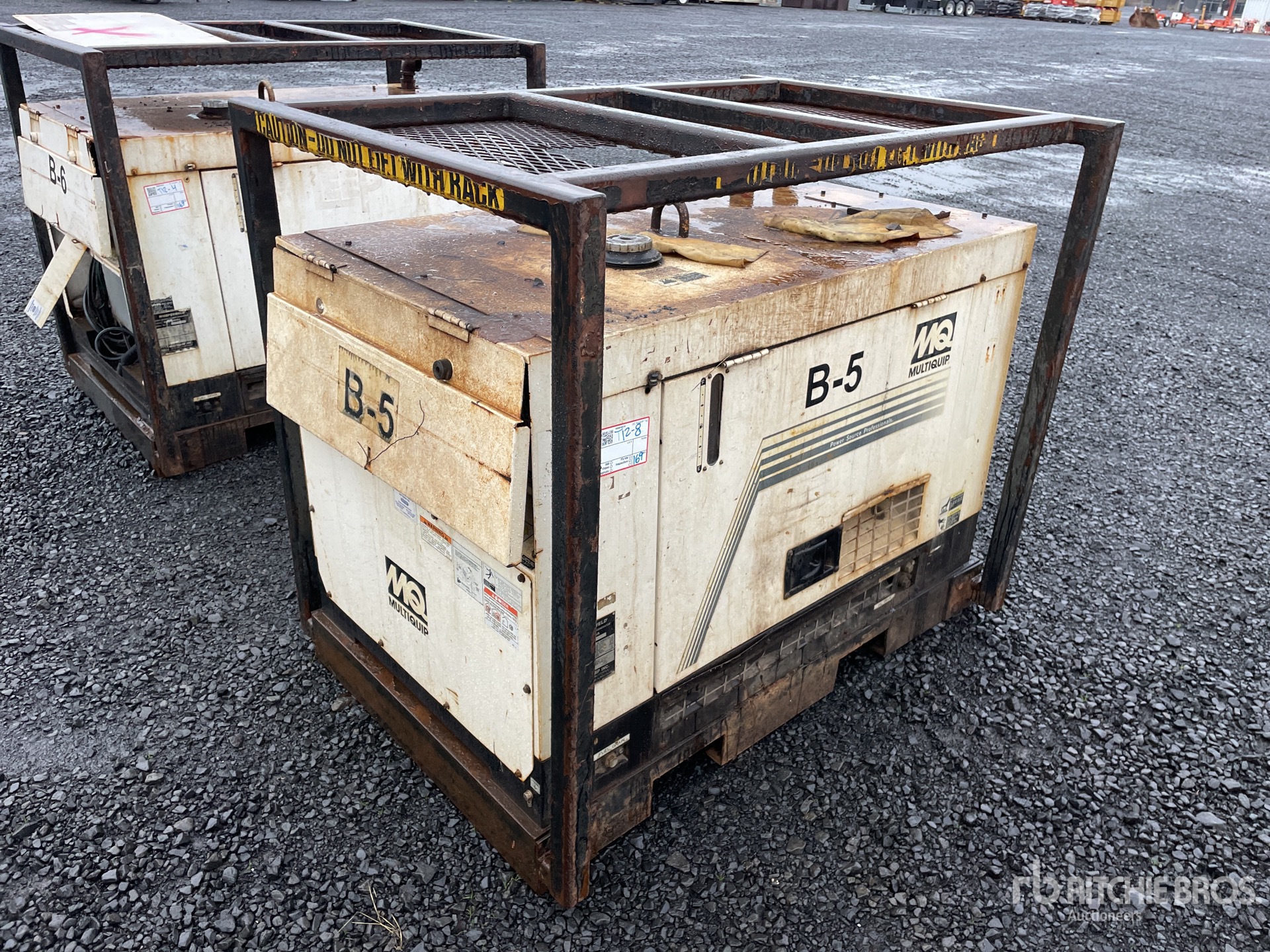 2012 Multiquip DAW 500 5A 500 A Skid-Mounted Stick Engine Driven Welder ...