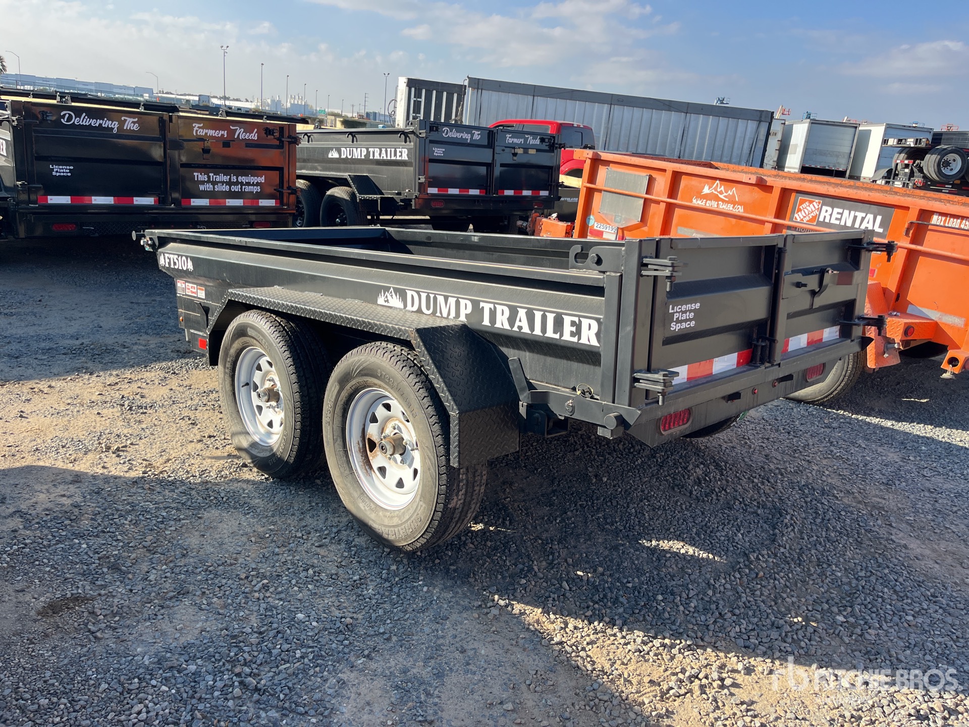 2025 Industrias America FT510 10 ft T/A Dump Utility Trailer (Unused ...