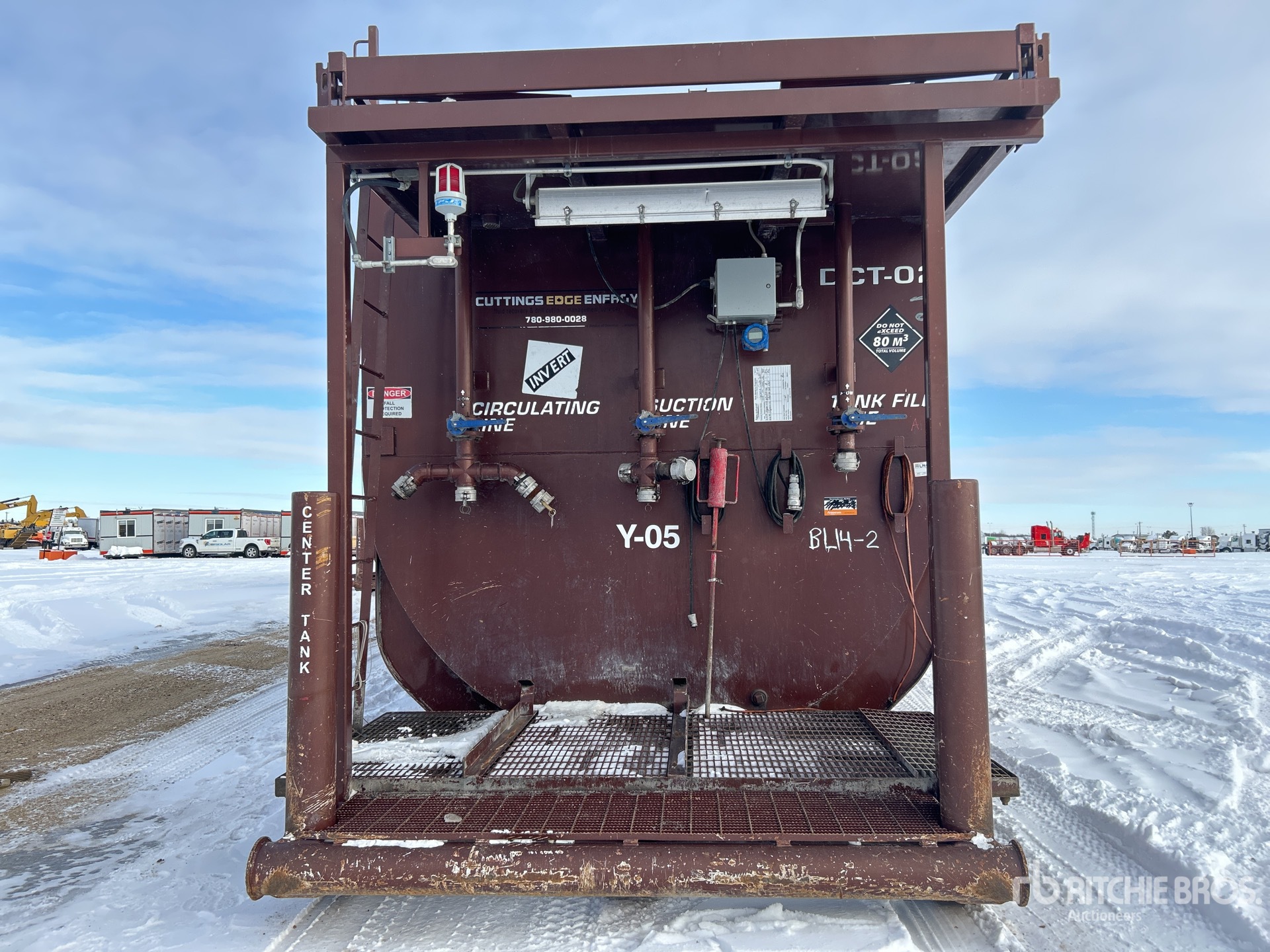 Meridian HZT-80C Skid Mounted Steel Invert Tank | Ritchie Bros. Auctioneers