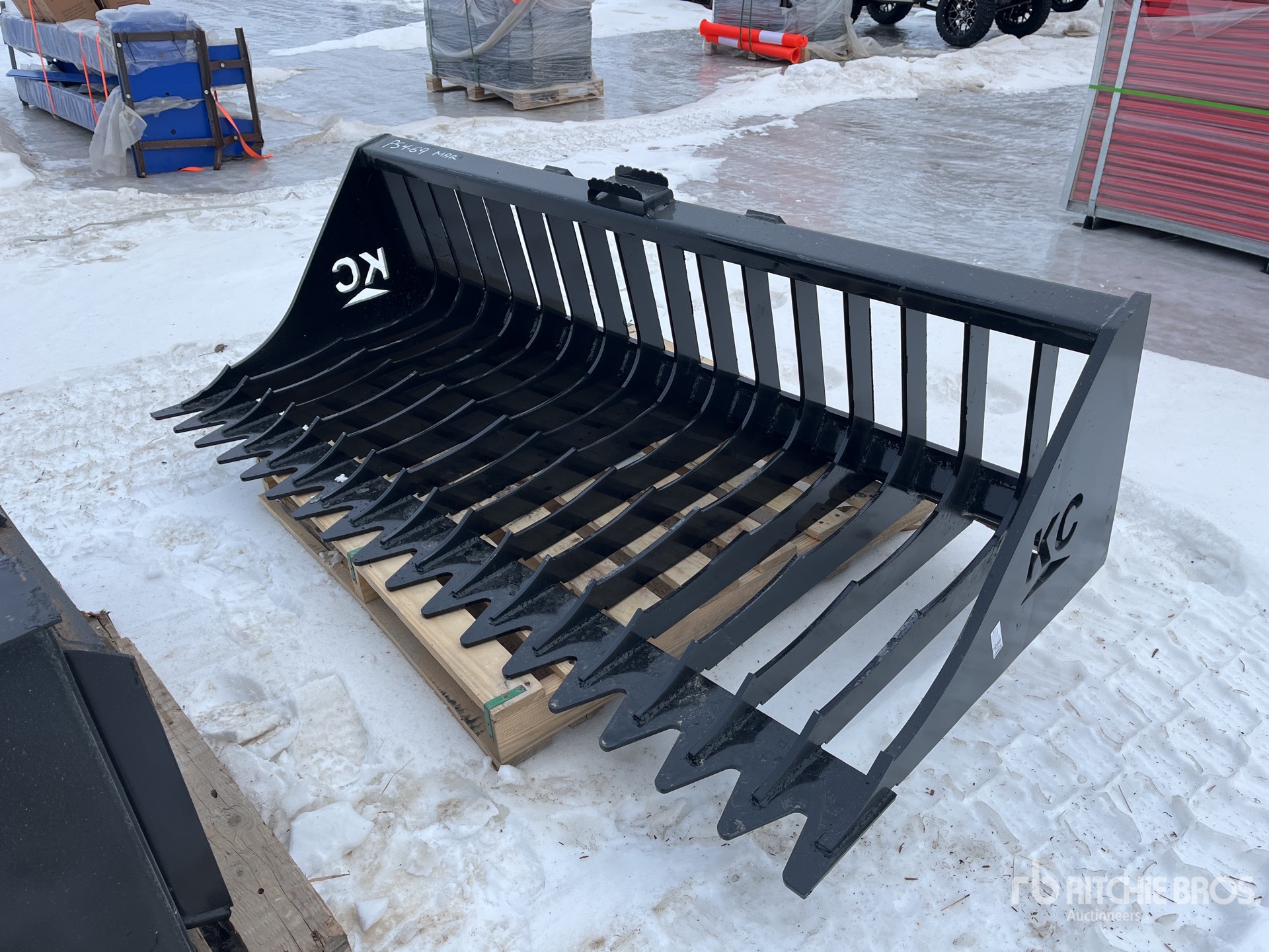 2024 Kit Containers QT-SB-H76-V3 75 in Skeleton Skid Steer Bucket ...