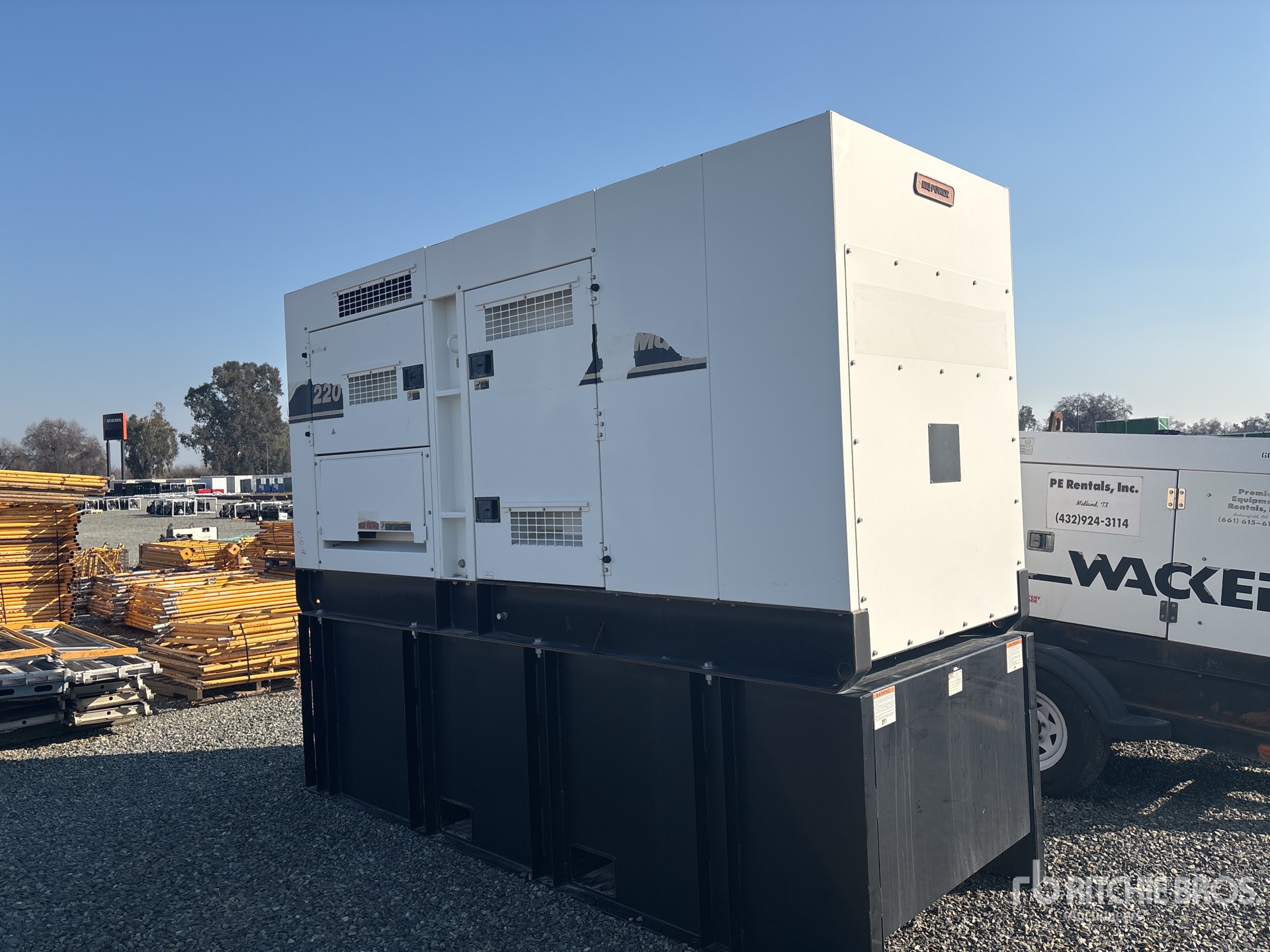 2012 Multiquip DCA-220SSCU 220 kVA Skid-Mounted Stand-By Generator Set ...