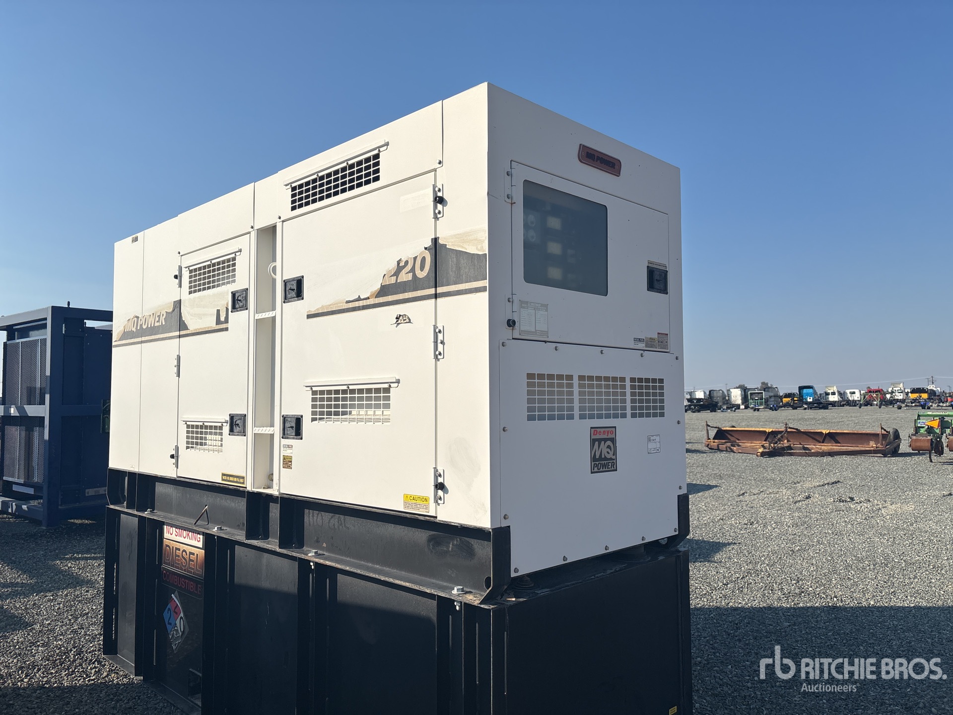 2012 Multiquip DCA-220SSCU 220 kVA Skid-Mounted Stand-By Generator Set ...