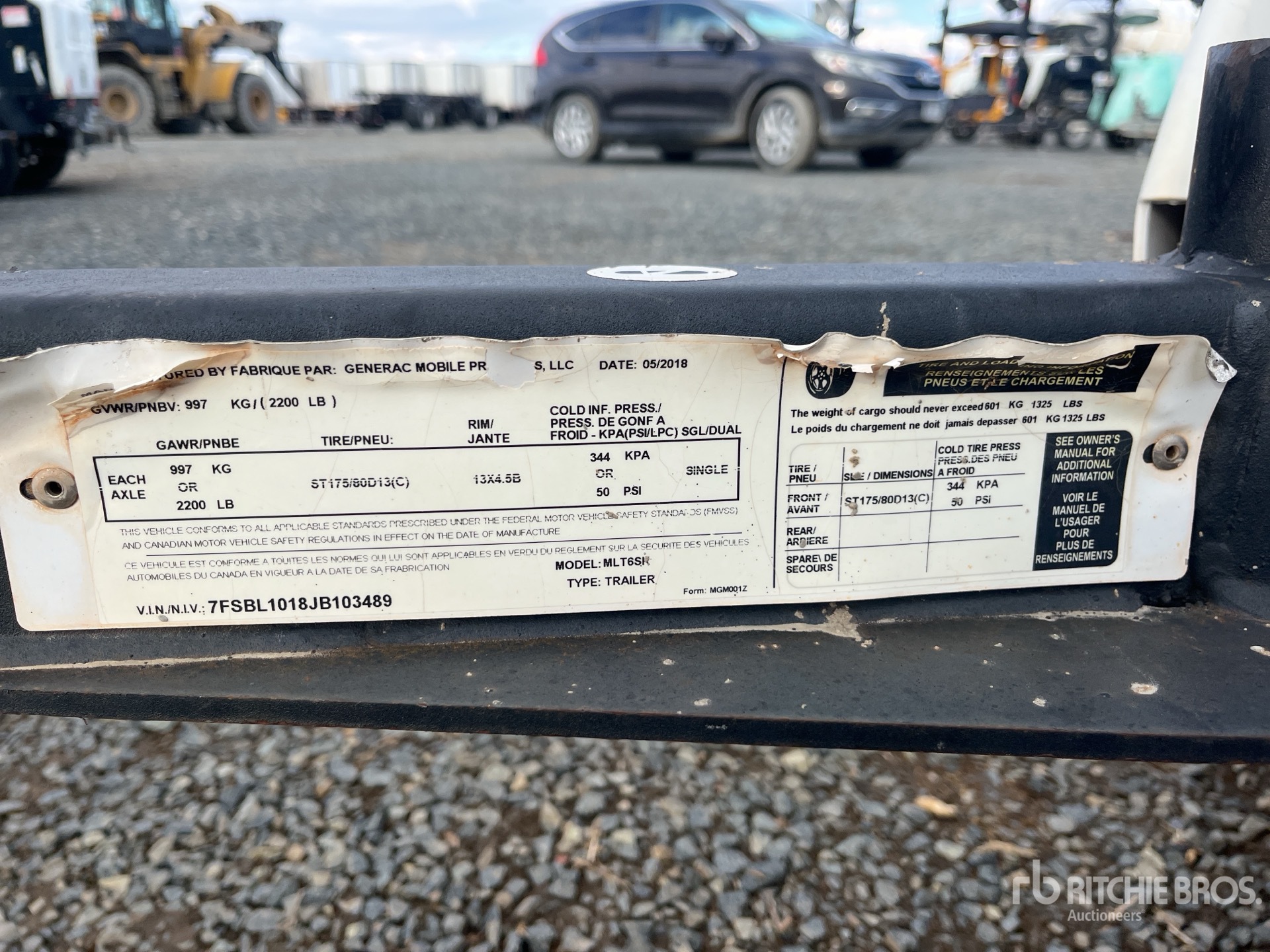 2018 Generac 6 kW Light Tower | Ritchie Bros. Auctioneers