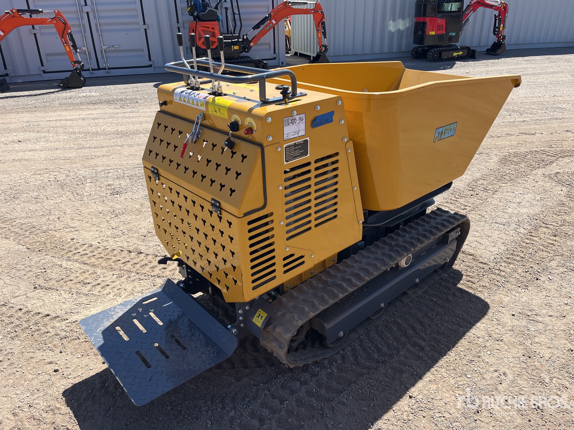 2025 Future FT-X1200 1.2 ton Stand-On Swivel Mini Dumper cingolato ...