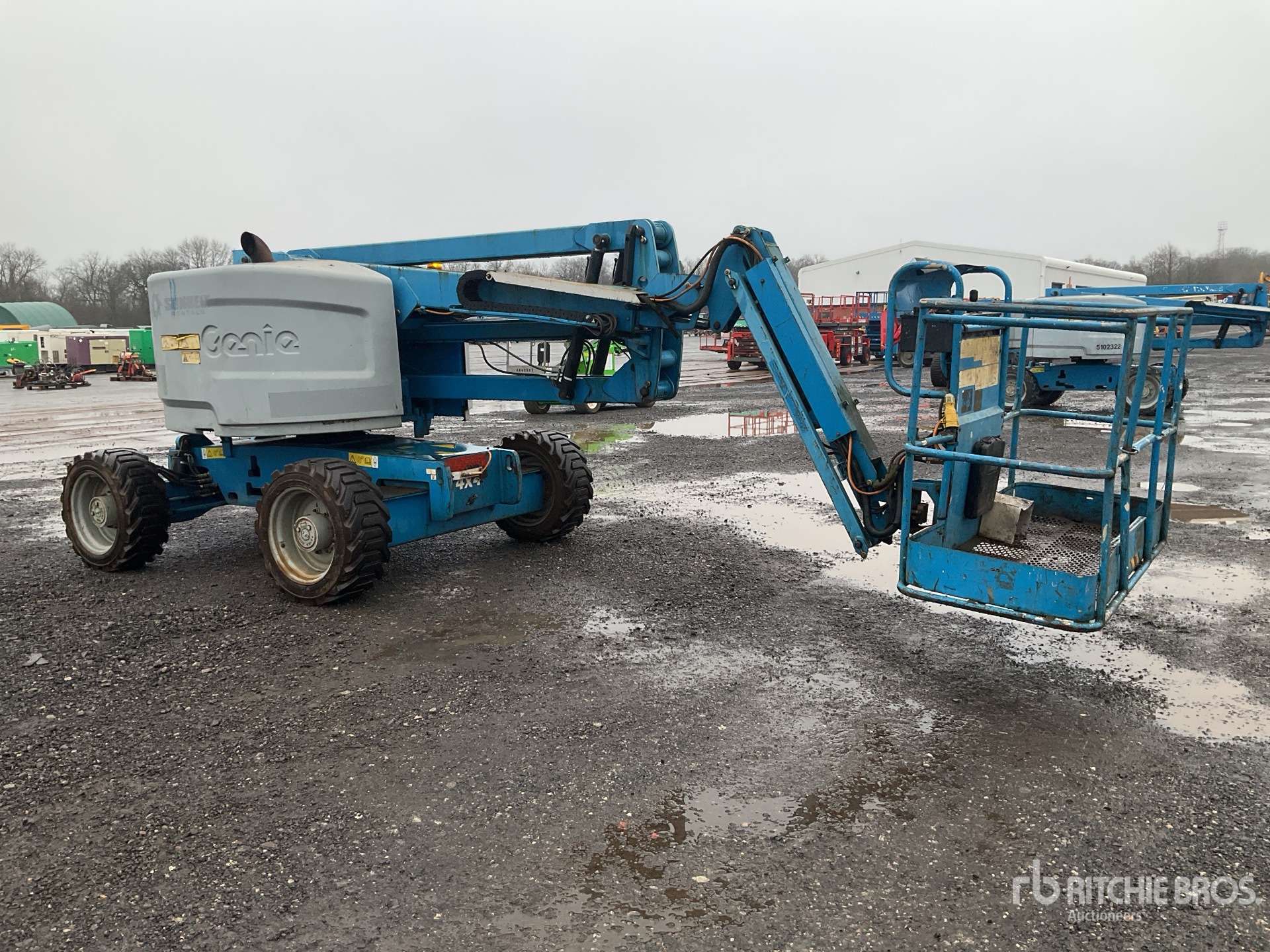 2014 Genie Z45/25J 4WD Diesel Piattaforma monobraccio articolata ...