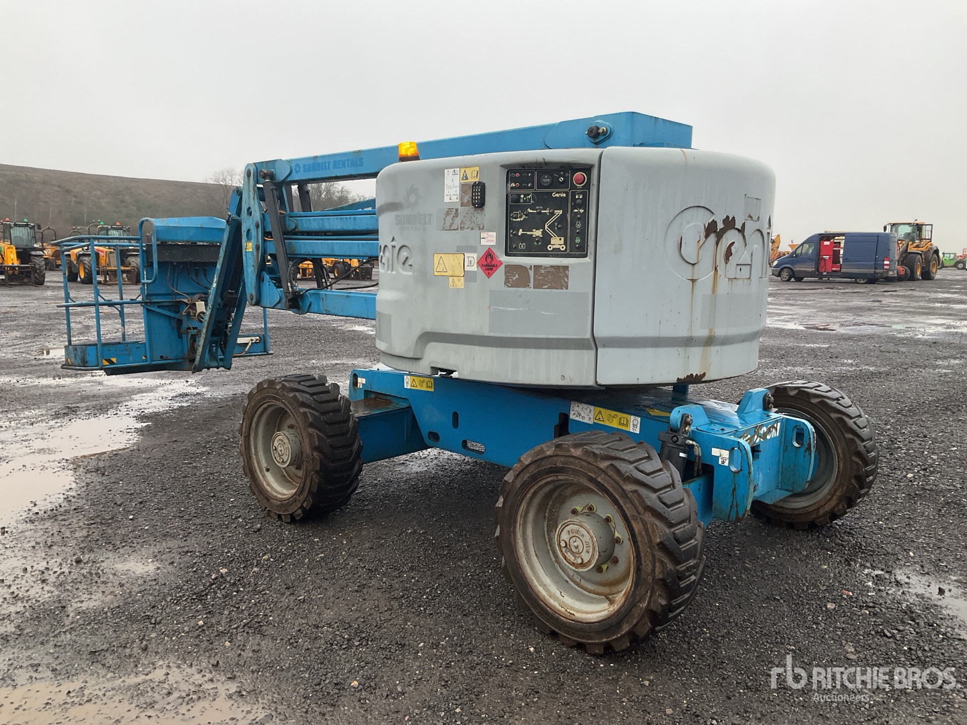 2014 Genie Z45/25J 4WD Diesel Piattaforma monobraccio articolata ...