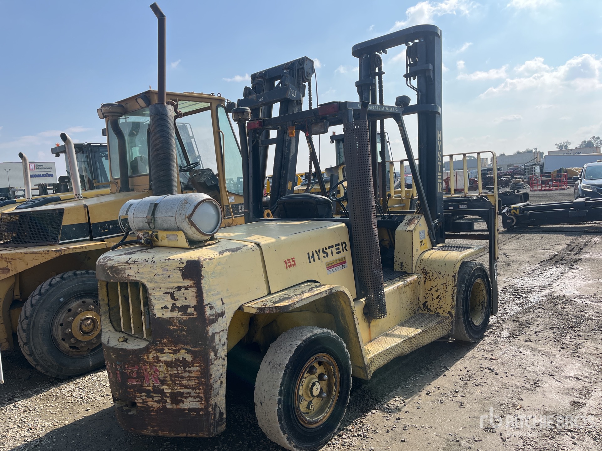 1998 Hyster XL2 14100 lb Pneumatic Tire Chariot Élévateur | Ritchie ...