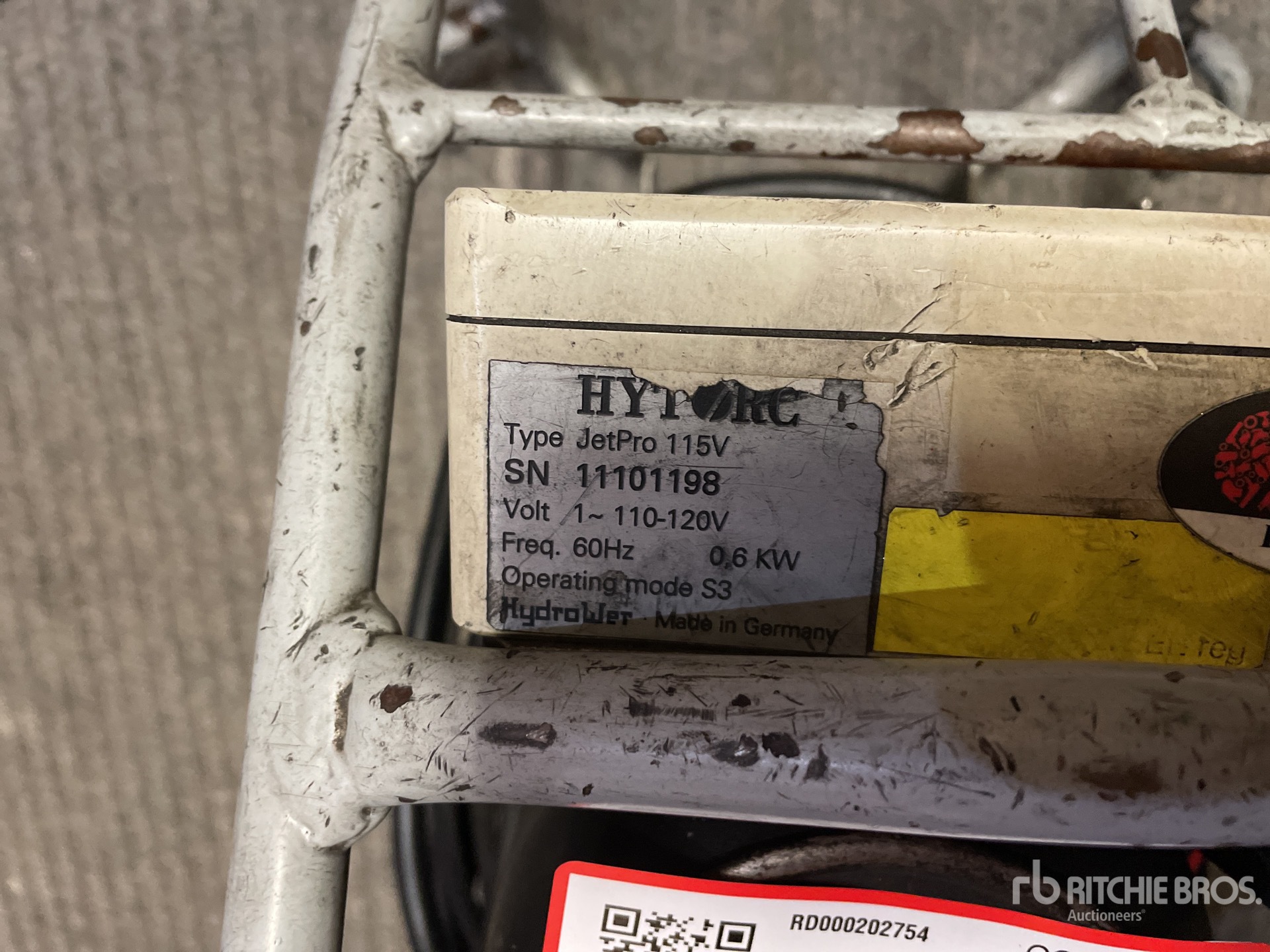 2011 Hytorc JetPro 115V Hydraulic Power Pack | Ritchie Bros. Auctioneers