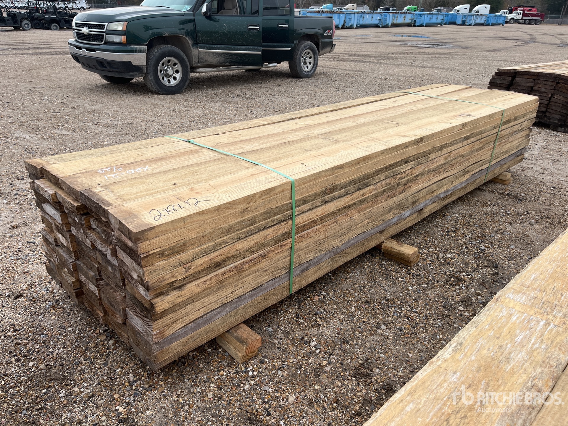 Quantity of (65) 2 in x 8 in x 12 ft Southern Yellow Pine Lumber ...