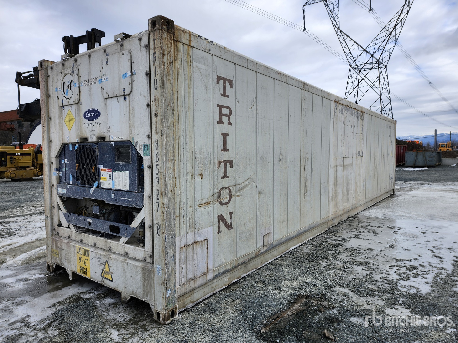 2010 40 ft High Cube Refrigerated Storage Container | Ritchie Bros ...