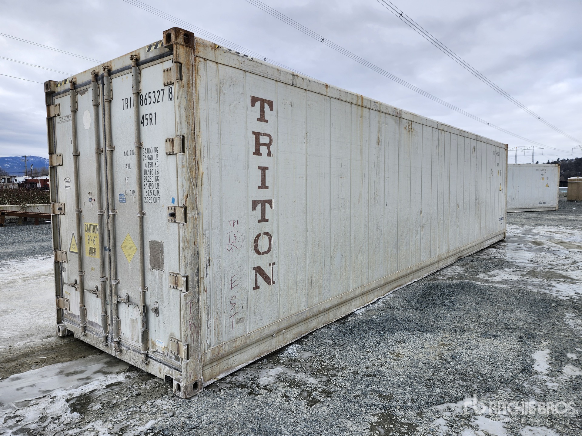 2010 40 ft High Cube Refrigerated Storage Container | Ritchie Bros ...