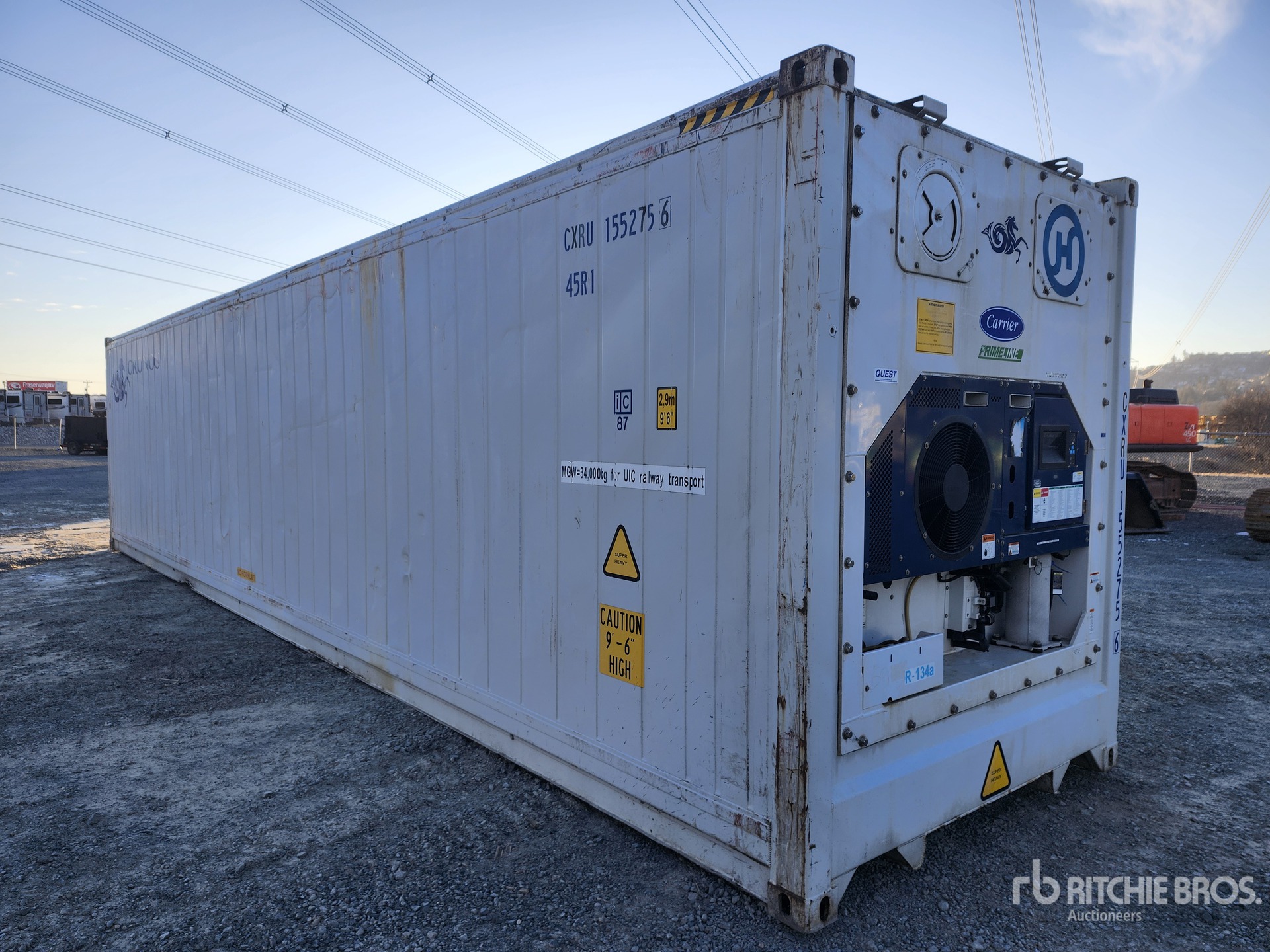 2014 40 ft High Cube Refrigerated Storage Container | Ritchie Bros ...