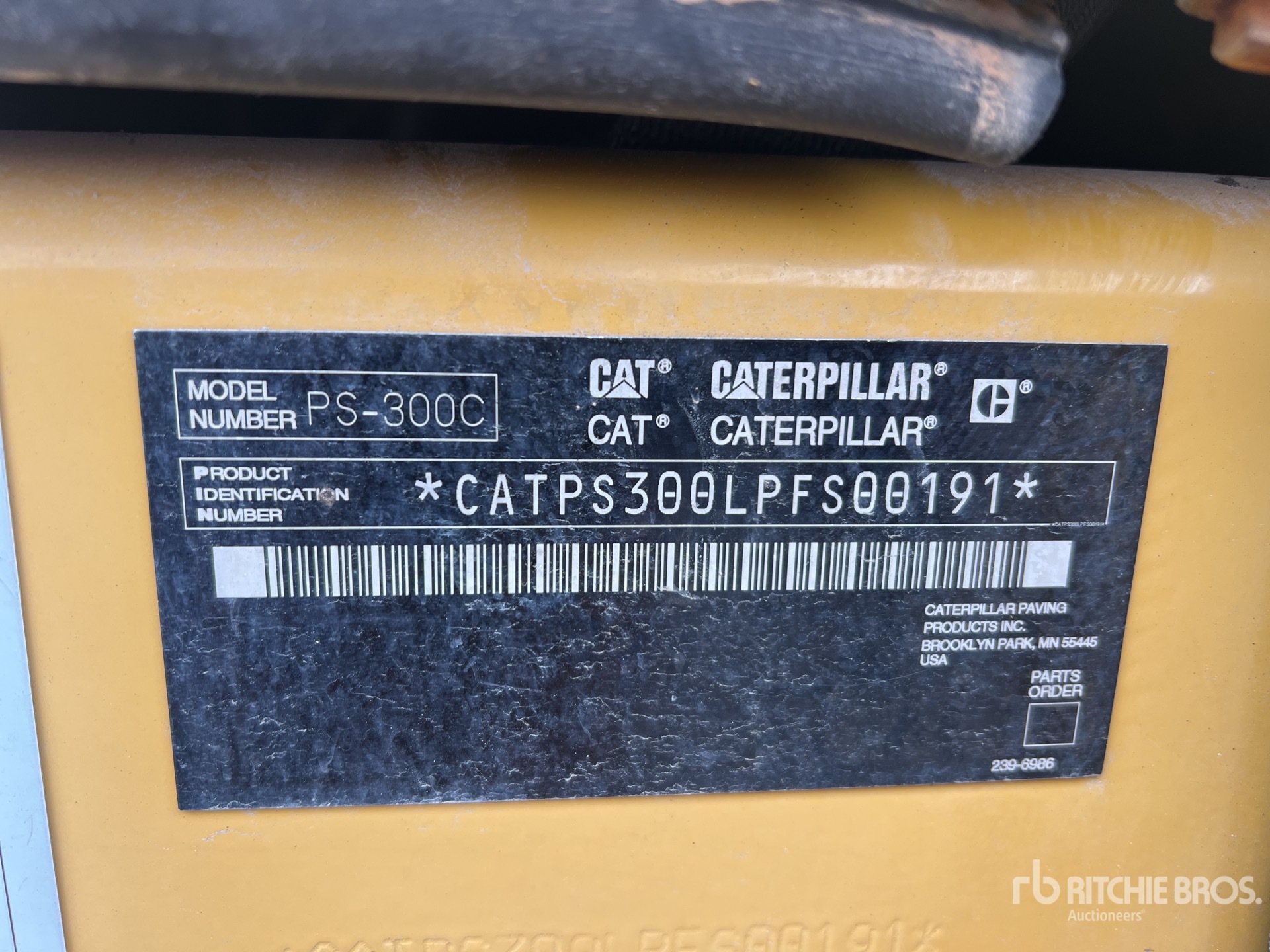2007 Cat PS300C 7 Wheel Compacteur a Pneus Compacteur pneumatique ...