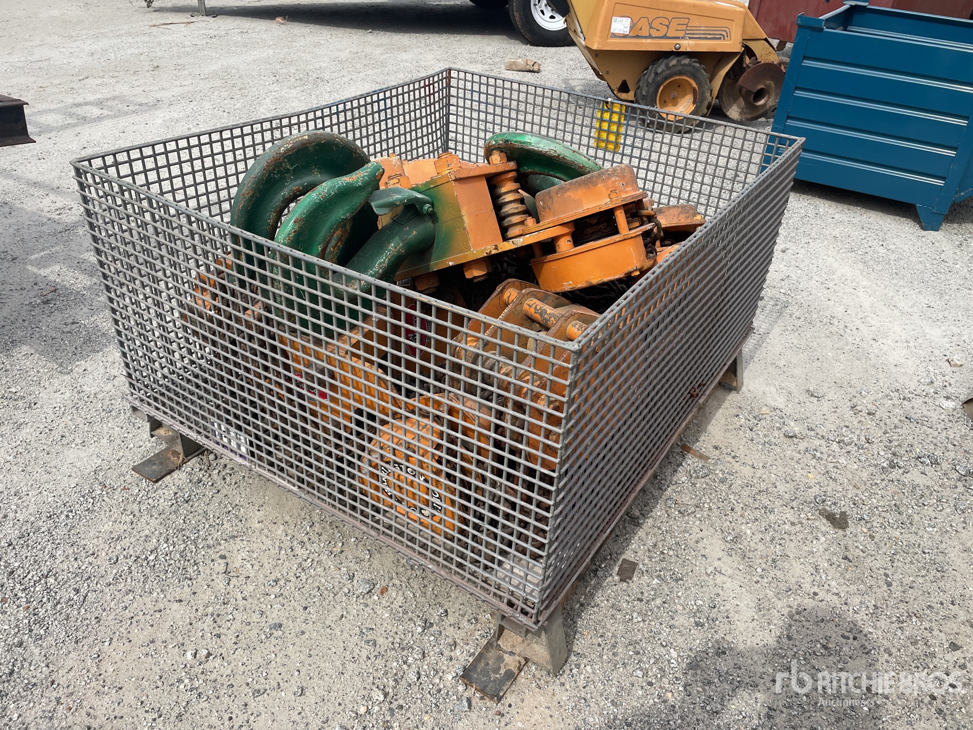 Quantity of (3) Crates of Chain Hoist Enerpac Hydraulic Jack & Slings ...