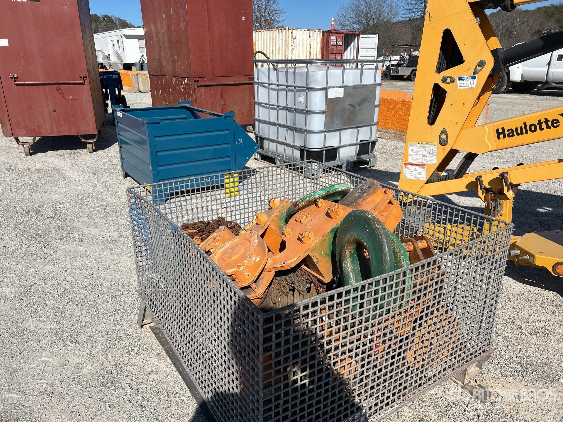 Quantity of (3) Crates of Chain Hoist Enerpac Hydraulic Jack & Slings ...