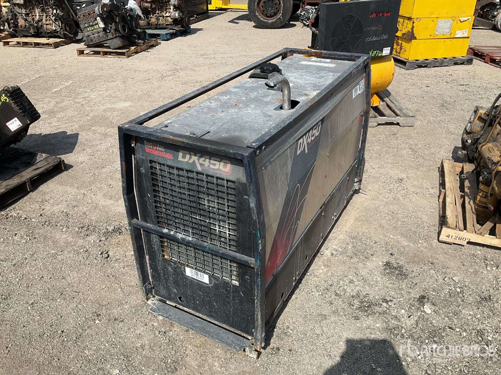 2014 Red-D-Arc DX450 450 A Skid-Mounted Multi-Process Engine Driven ...