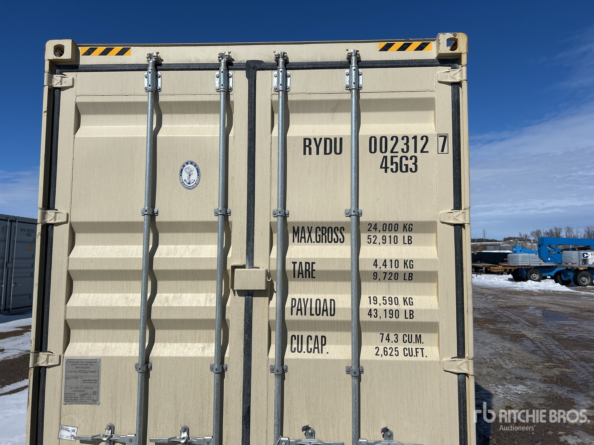 2024 40 ft High Cube Multi-Door Storage Container | Ritchie Bros ...