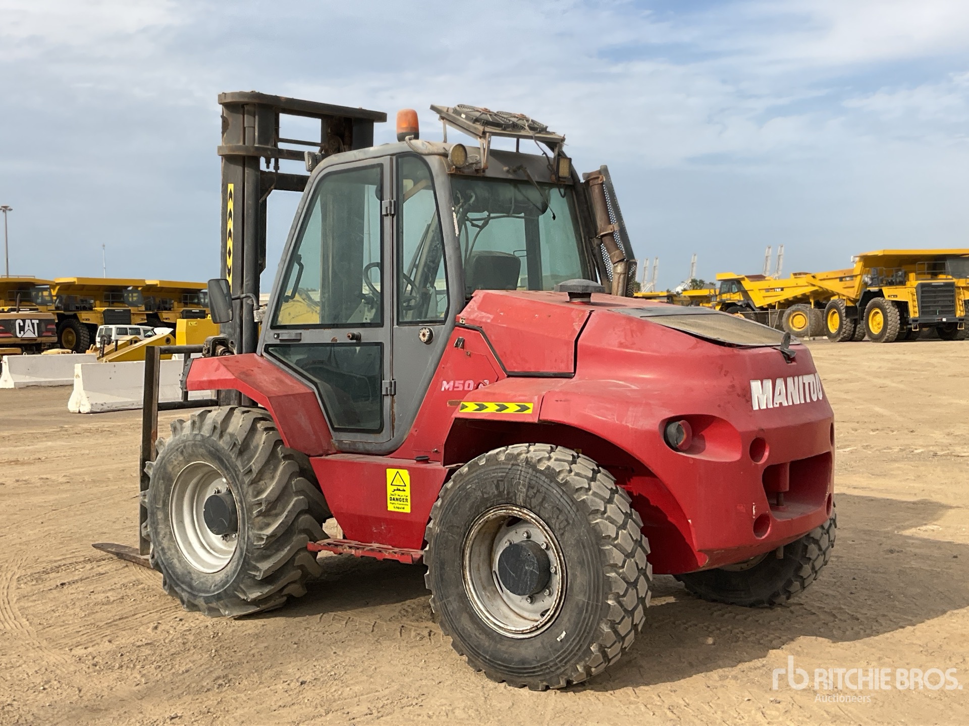 2015 Manitou M50-4 5 ton 4x4 Rough Terrain Forklift | Ritchie Bros ...