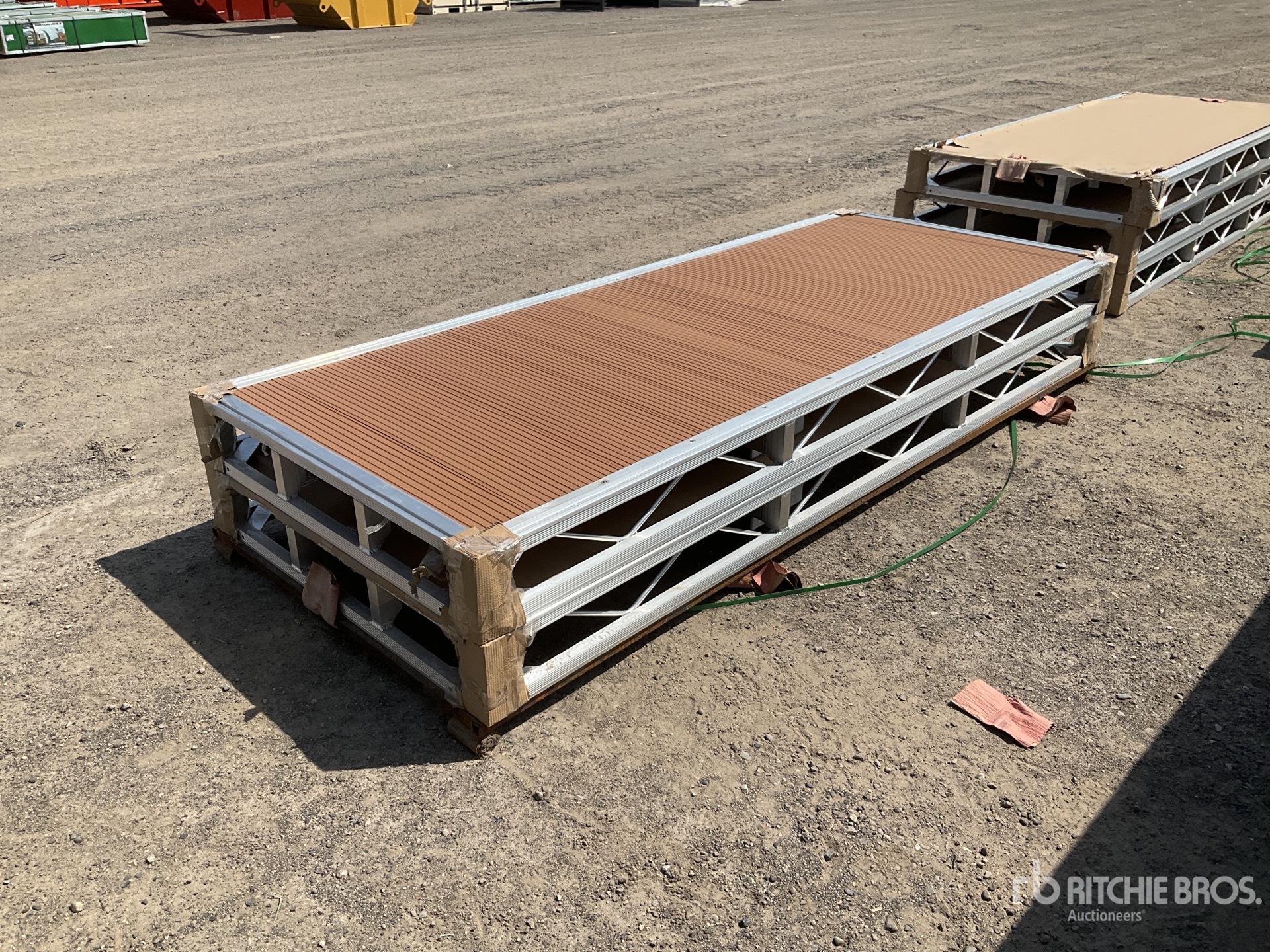 Quantity of (2) 2025 BYT BDF410 4 ft x 10 ft Aluminum Boat Dock Section ...